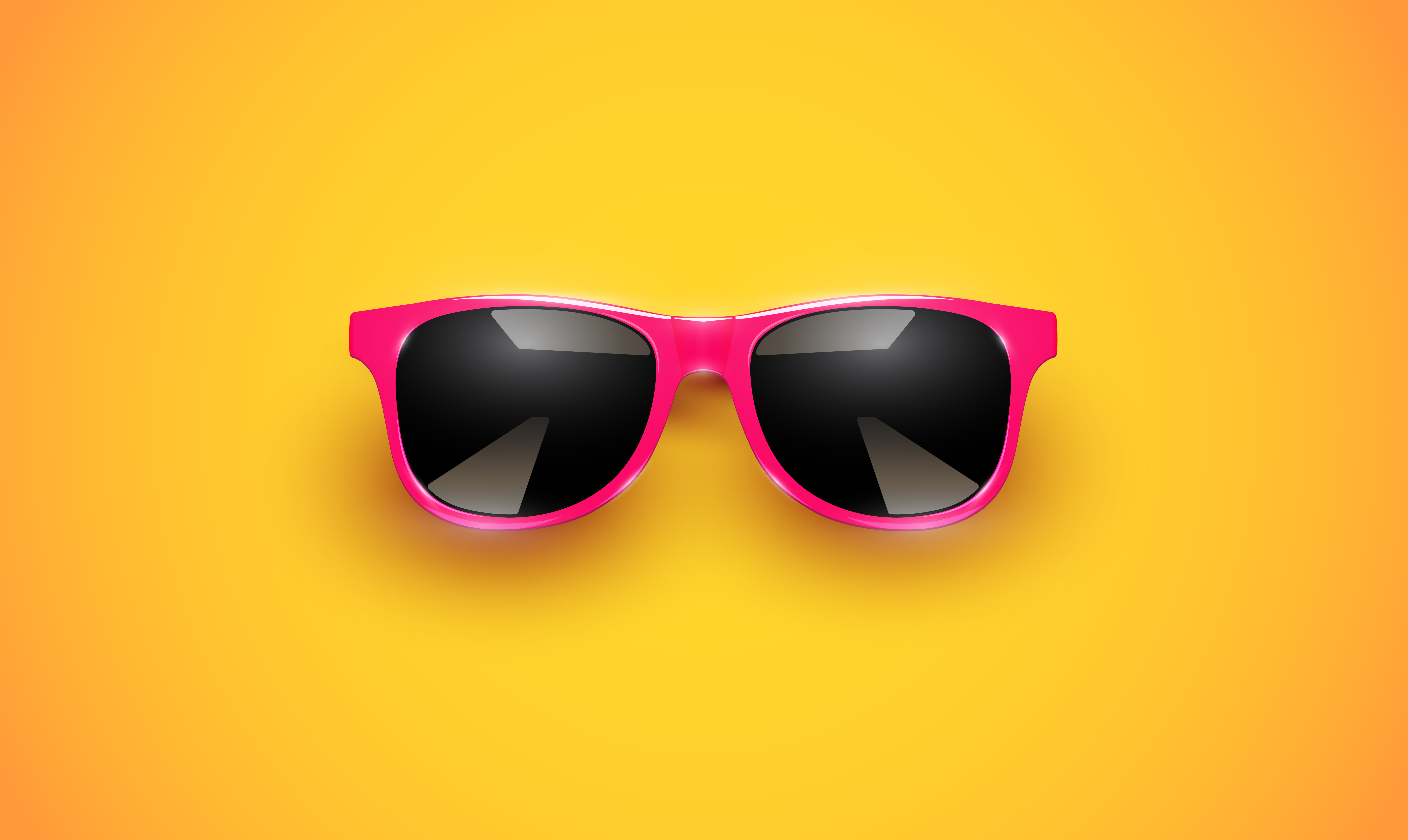 Realistic Vector Sunglasses On A Colorful Background Vector Illustration 307231 Vector Art At