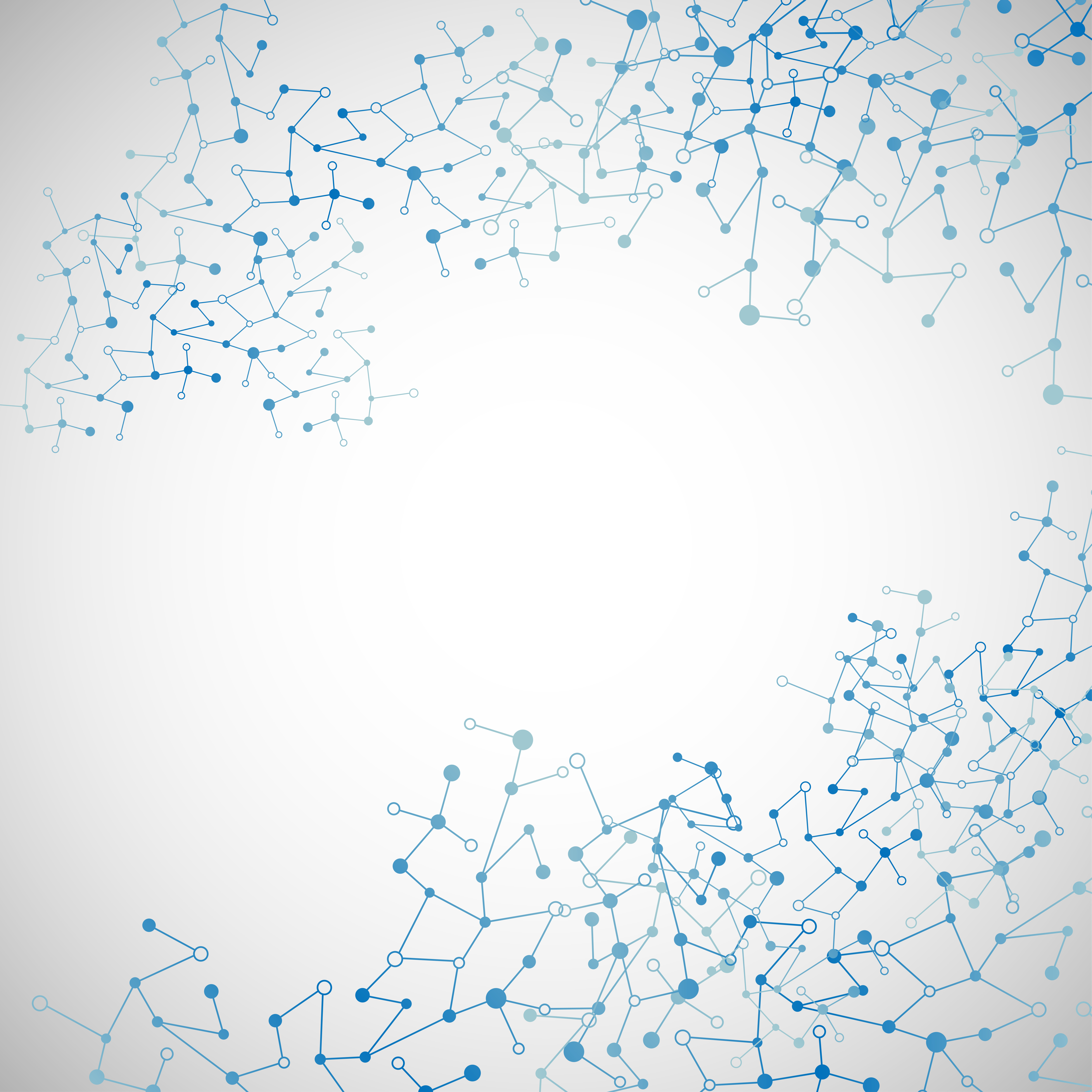 Abstract Polygonal Background With Connected Dots And Lines Connection