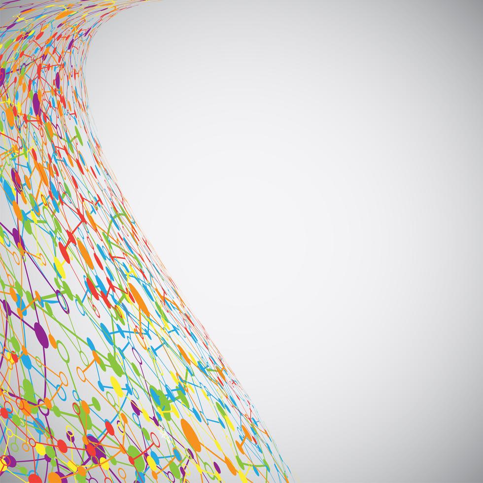 Abstract Polygonal Background With Connected Dots And Lines Connection Structure Futuristic