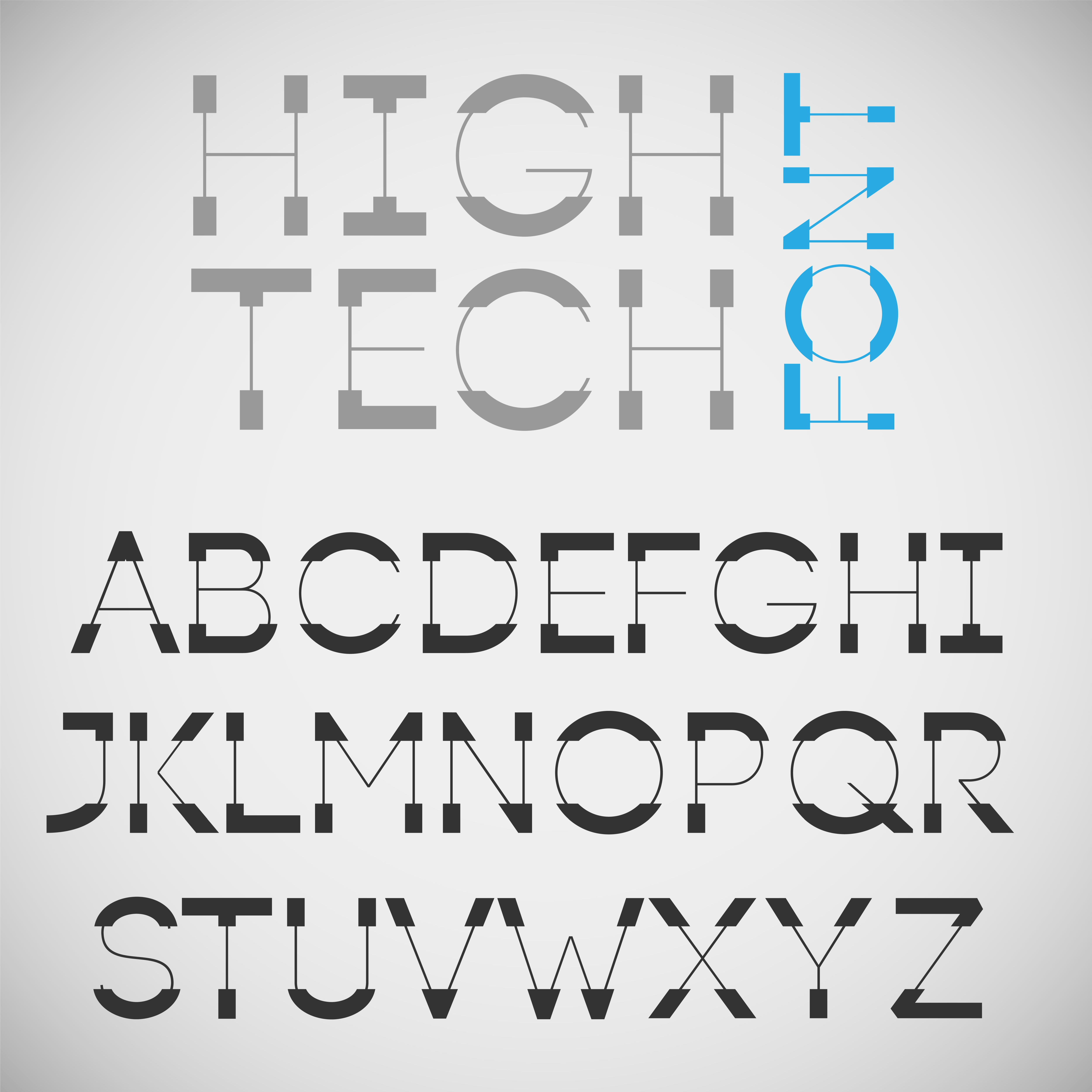 High tech font, vector 320236 Vector Art at Vecteezy High tech font, vector 320236 Vector Art at Vecteezy
