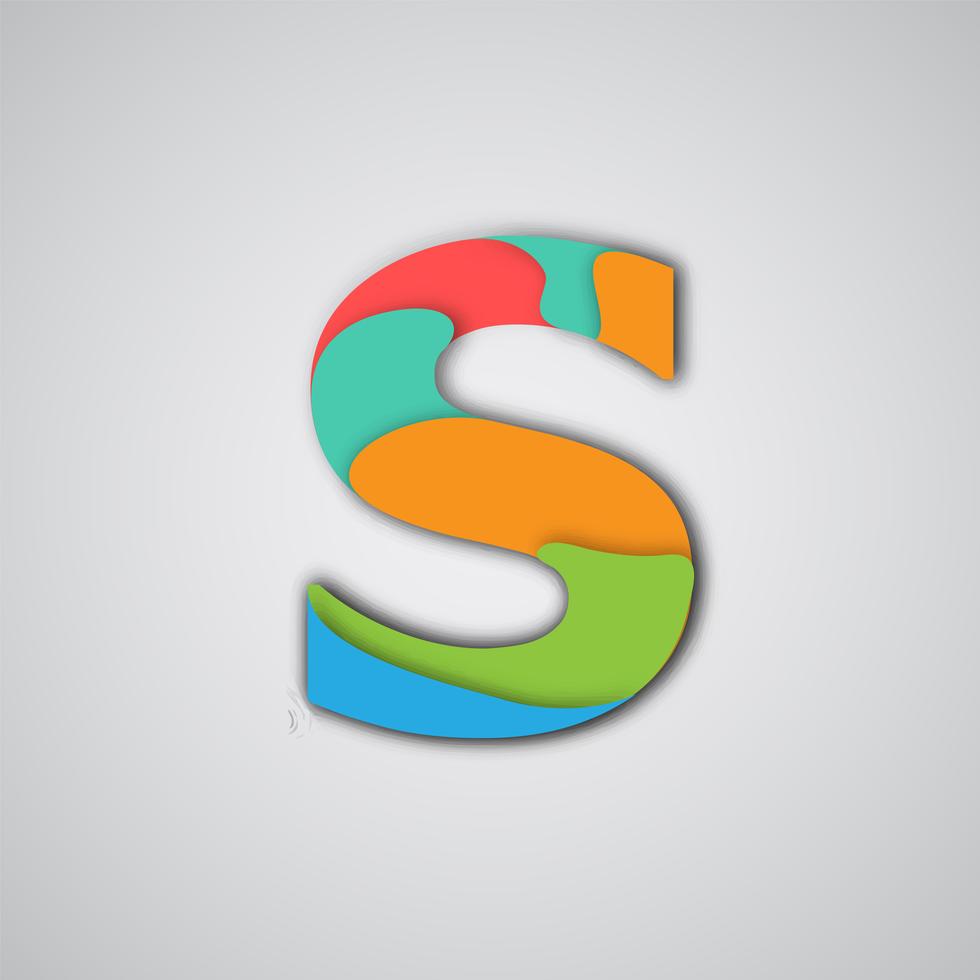 Colorful papercut layered character, vector 320877 Vector Art at Vecteezy