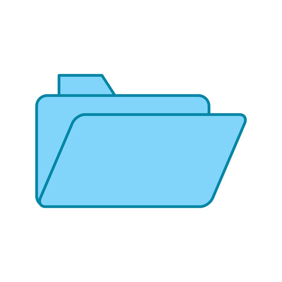 vector folder icon 322685 Vector Art at Vecteezy
