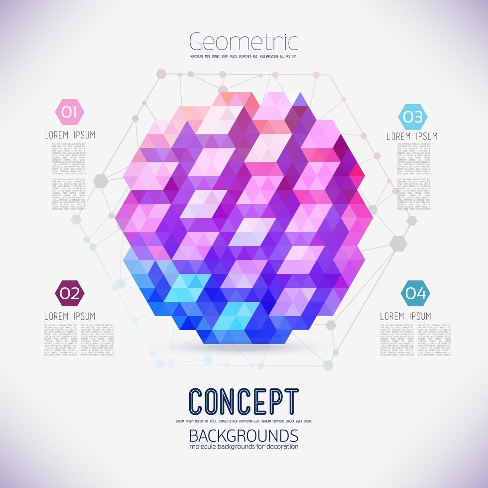 Abstract concept of geometric composition, collected from the ...