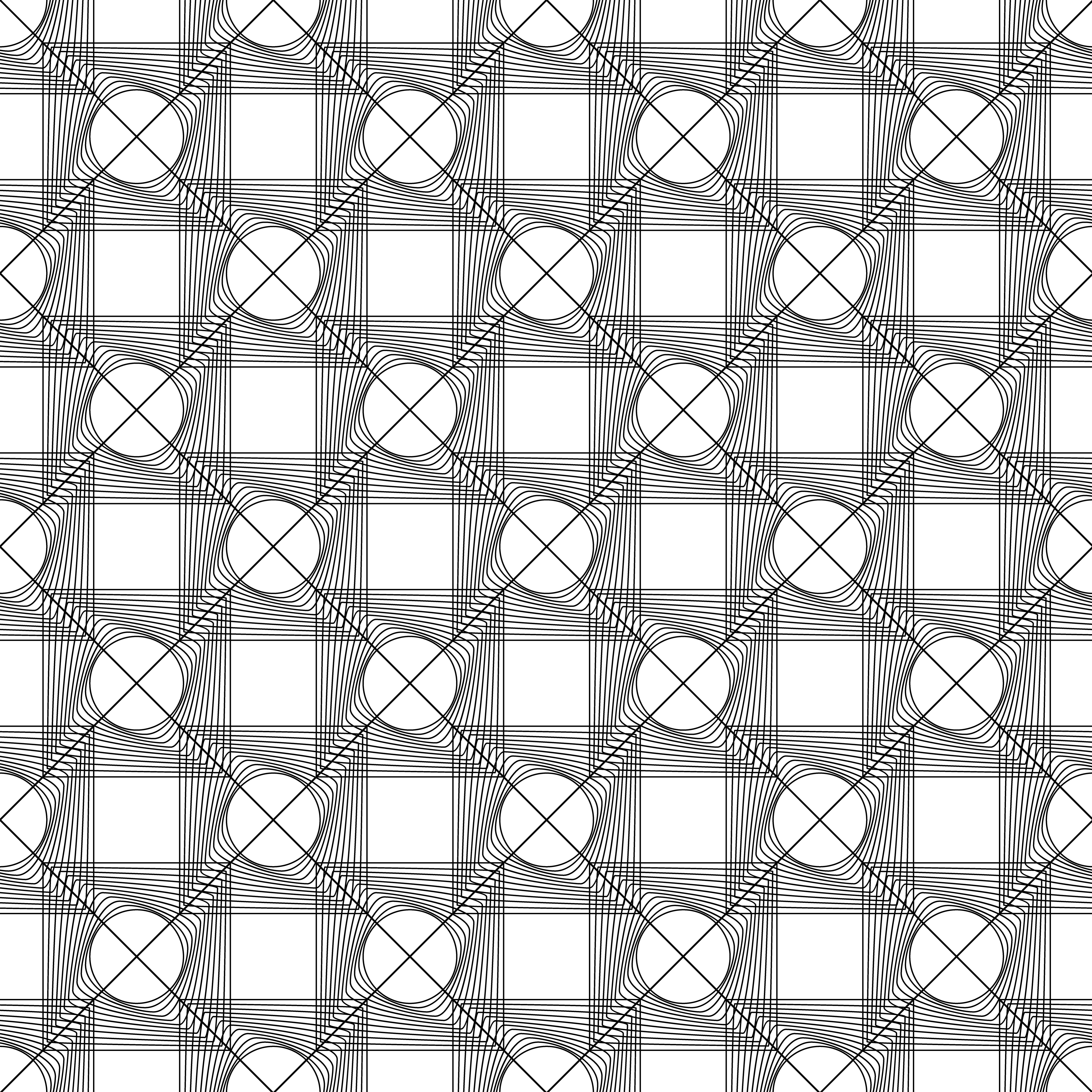 Seamless Vector Pattern Packing Design Repeating Motif Texture