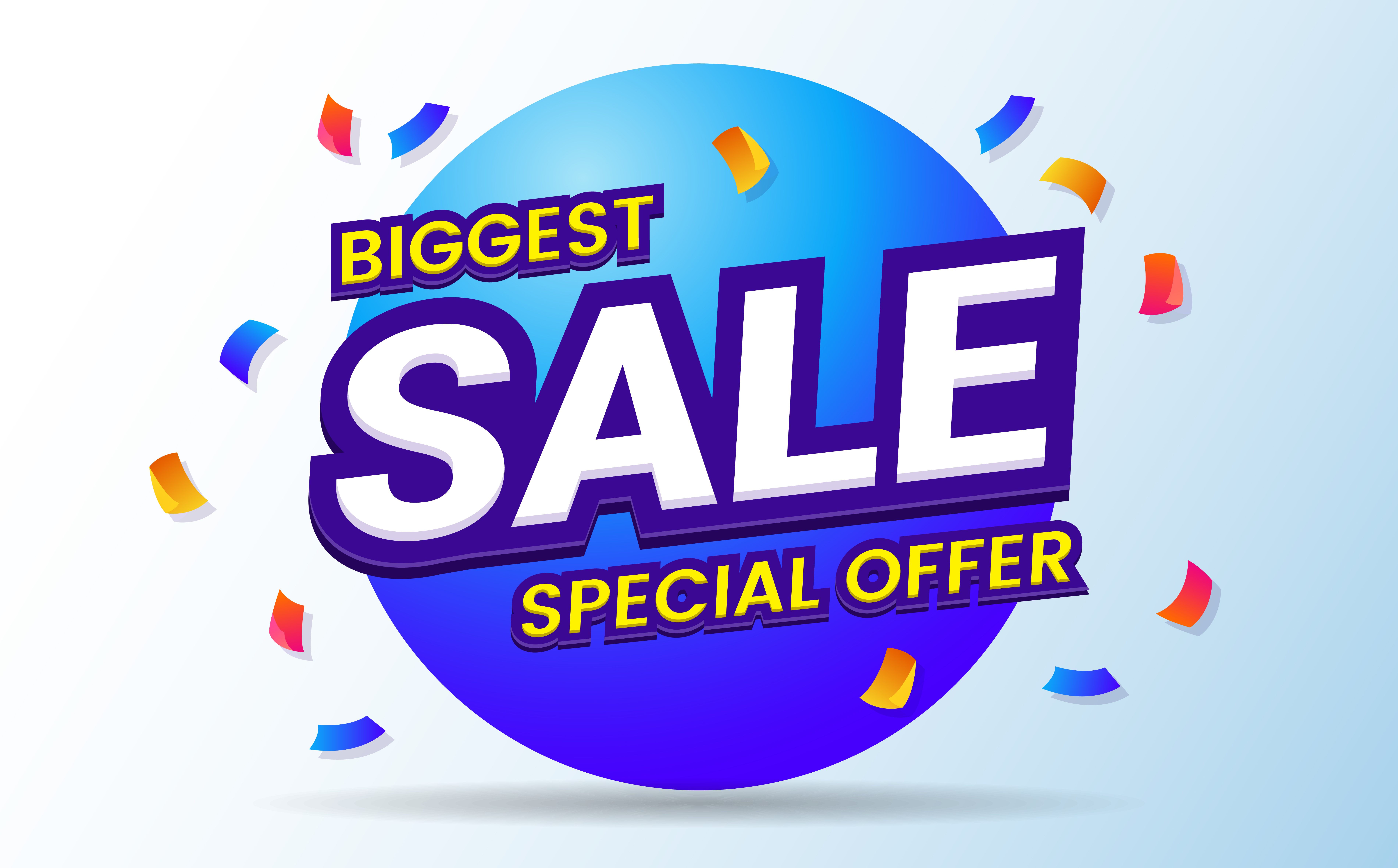 Big Sale Template Banner Vector Background 327482 Vector Art At Vecteezy