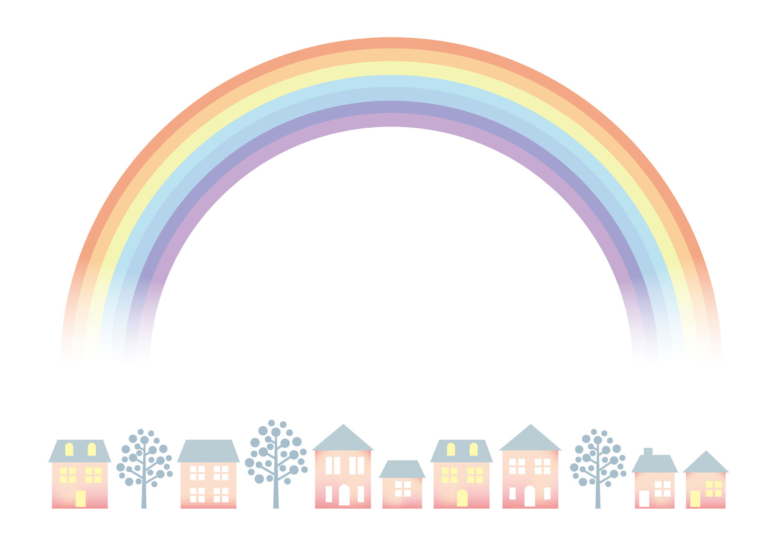 Pastel Rainbow Free Vector Art - (5272 Free Downloads)