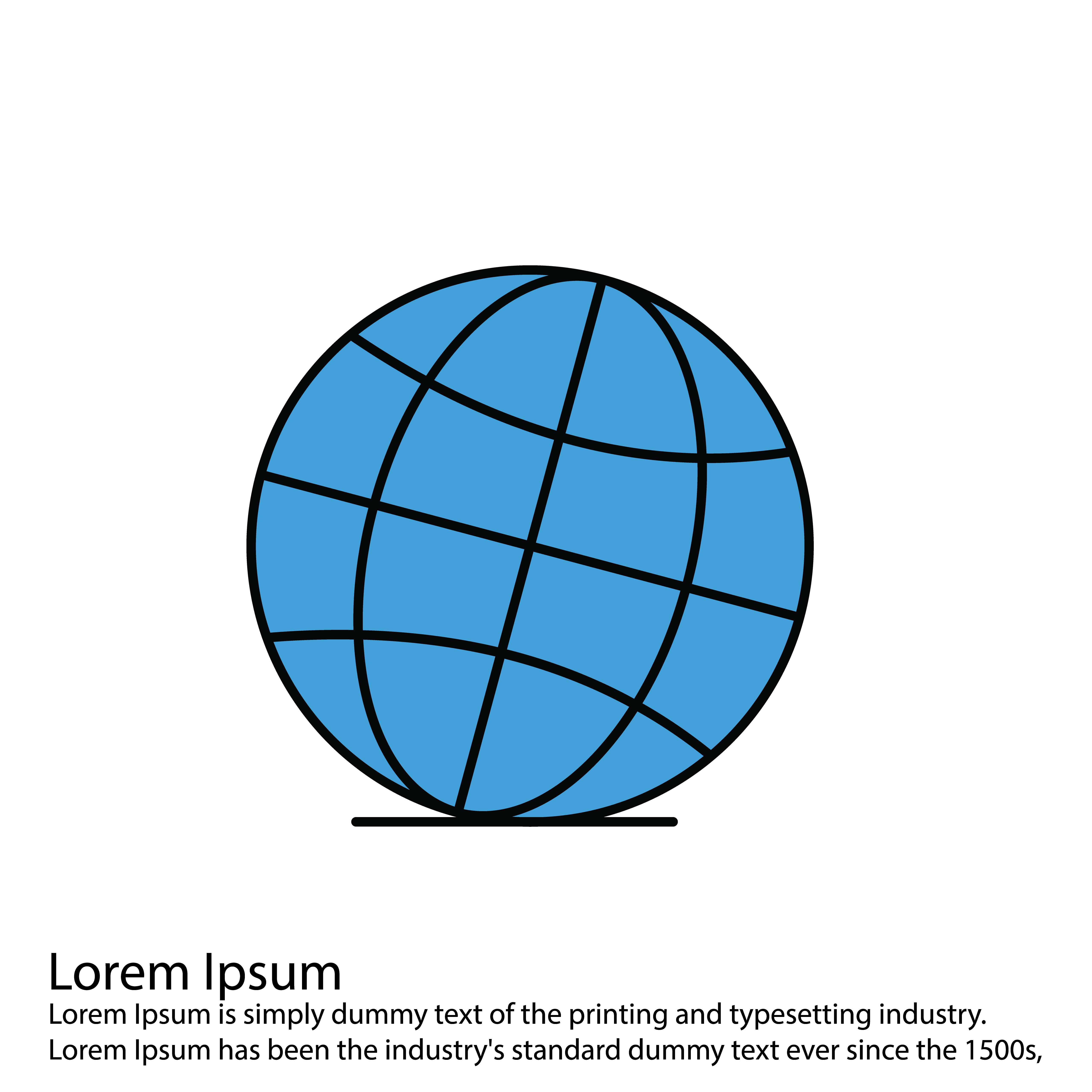 Vector globe icon 331508 Vector Art at Vecteezy