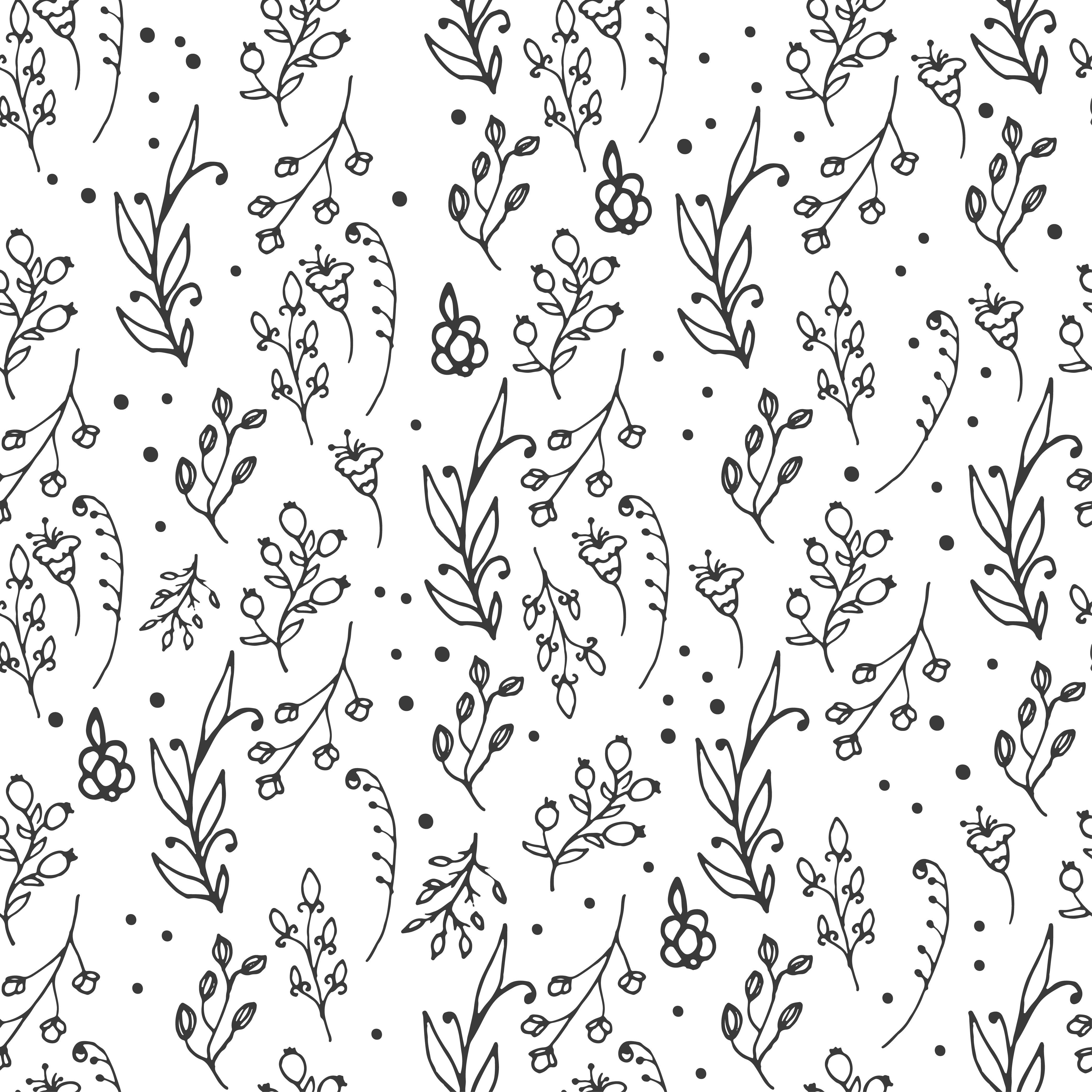 Floral seamless pattern. Herbs and wild flowers print. 332990 Vector ... Floral seamless pattern. Herbs and wild flowers print. 332990 Vector ...