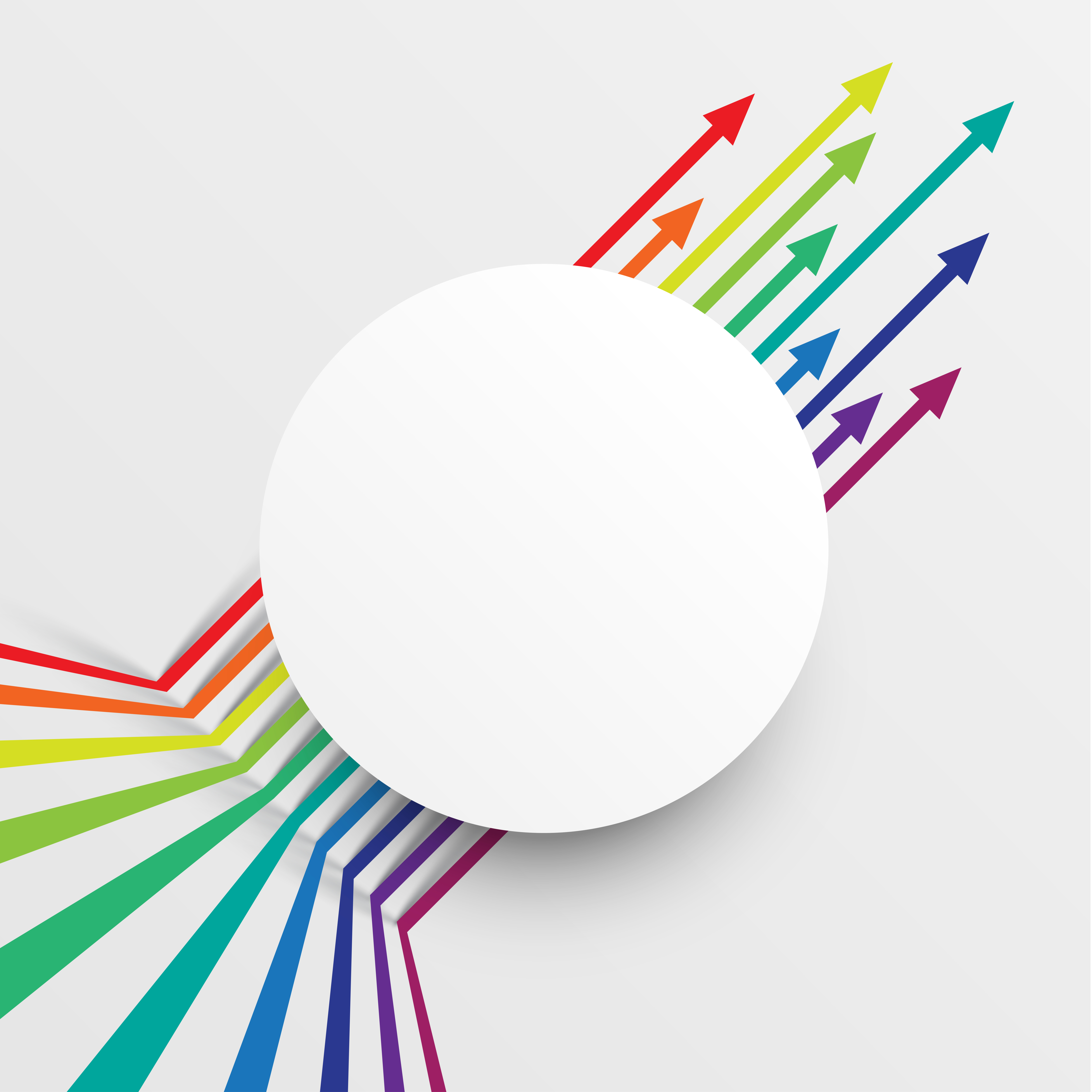 Colorful and clean template with arrows, vector illustration 333994 ...