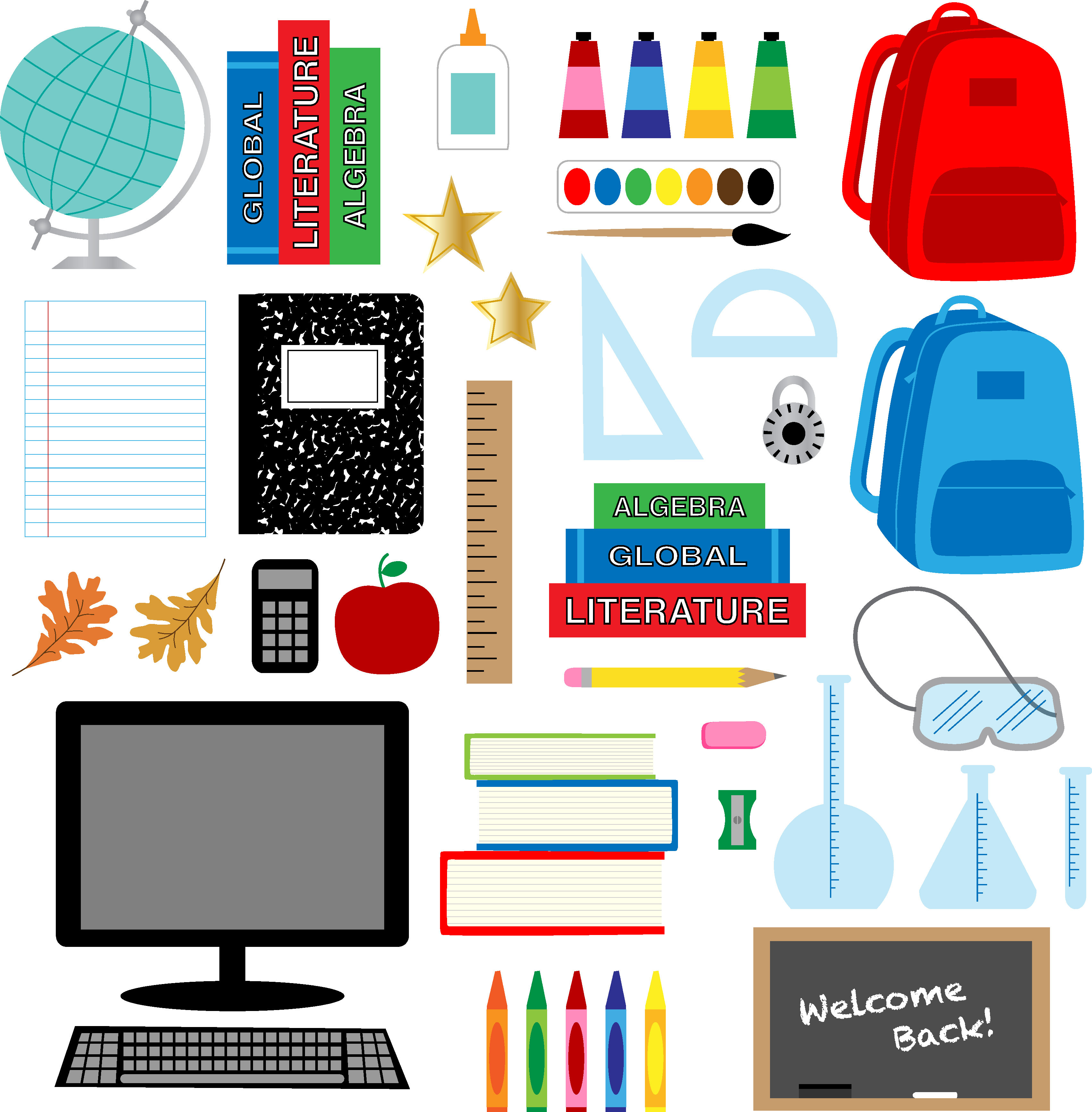Back To School Supplies Clip Art Back To School Supplies Clip Art