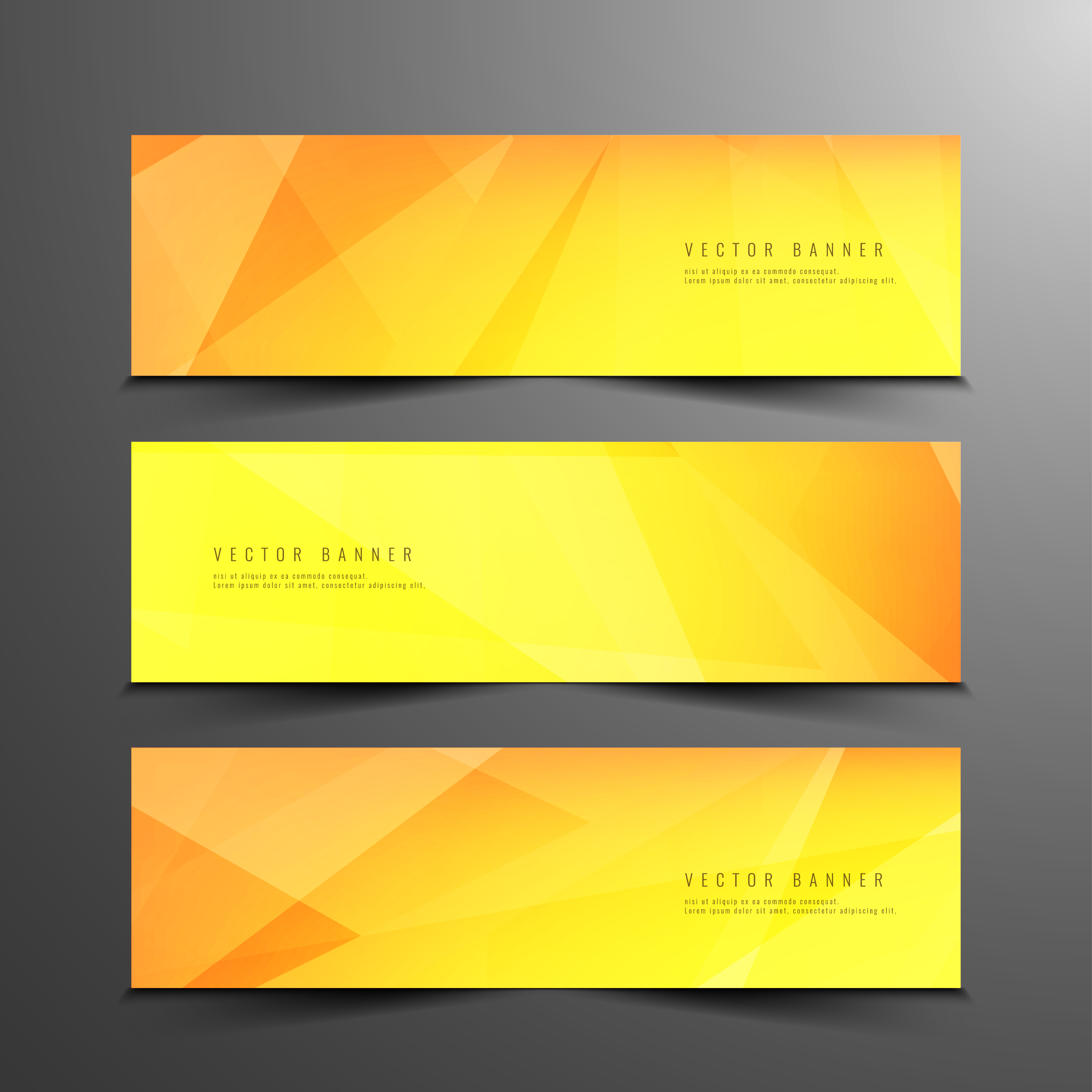 Abstract colorful elegant geometric banners set 336291 Vector Art at ... Abstract colorful elegant geometric banners set 336291 Vector Art at ...