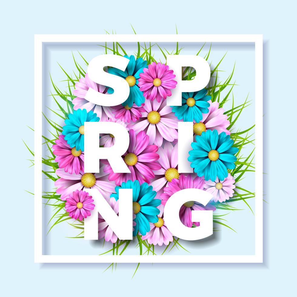 Illustration on a spring nature theme 337706 Vector Art at Vecteezy