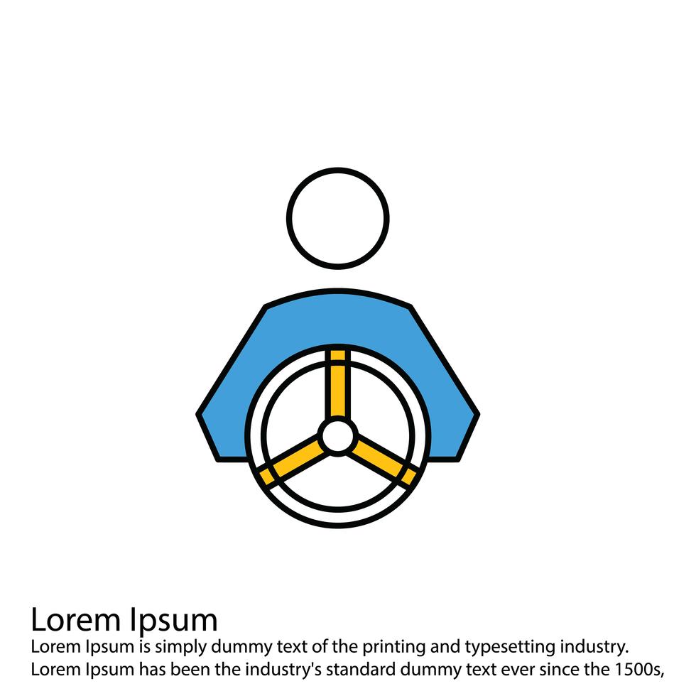 Vector driver icon 338416 Vector Art at Vecteezy