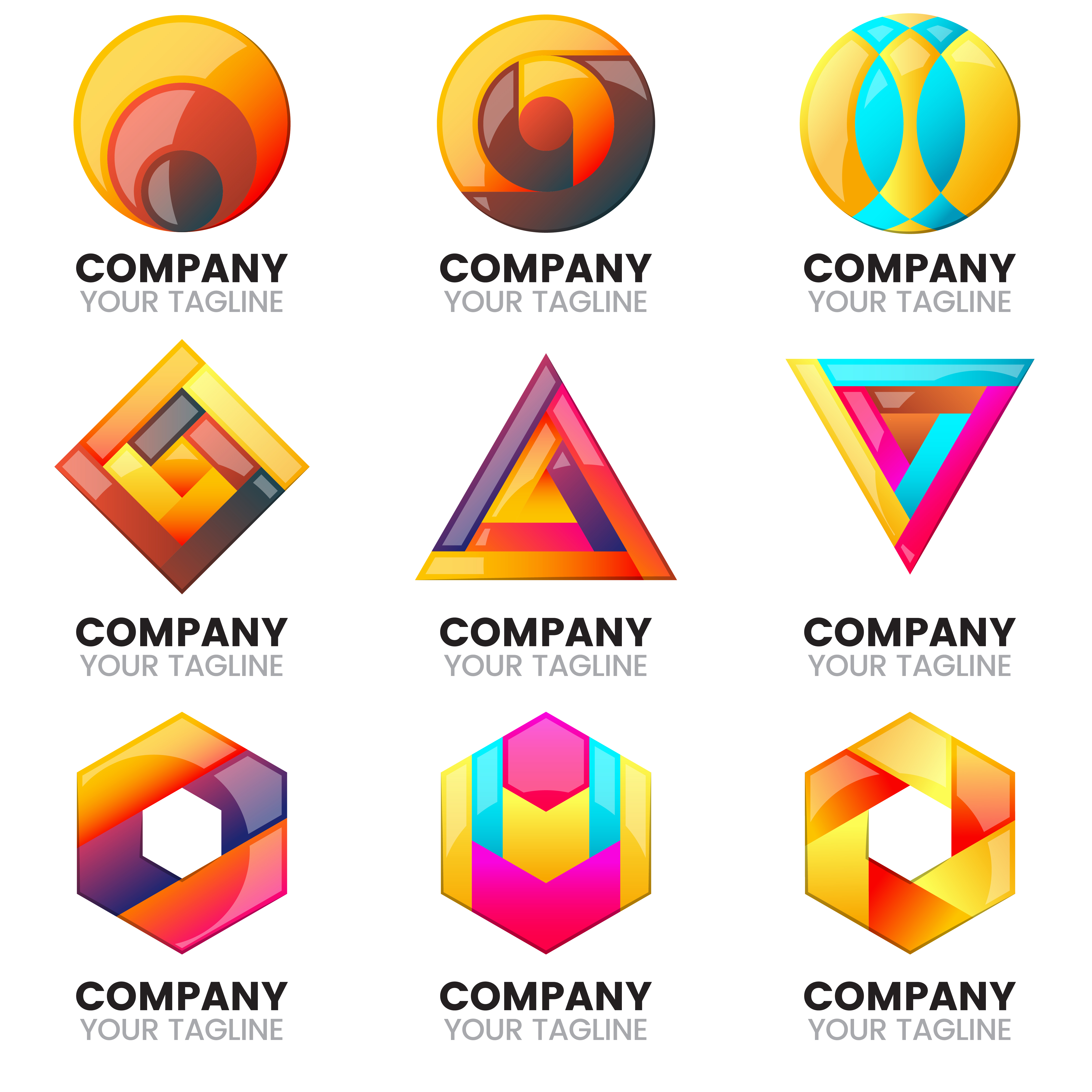 Logo de vector mínimo moderno para banner 339025 Vector en Vecteezy