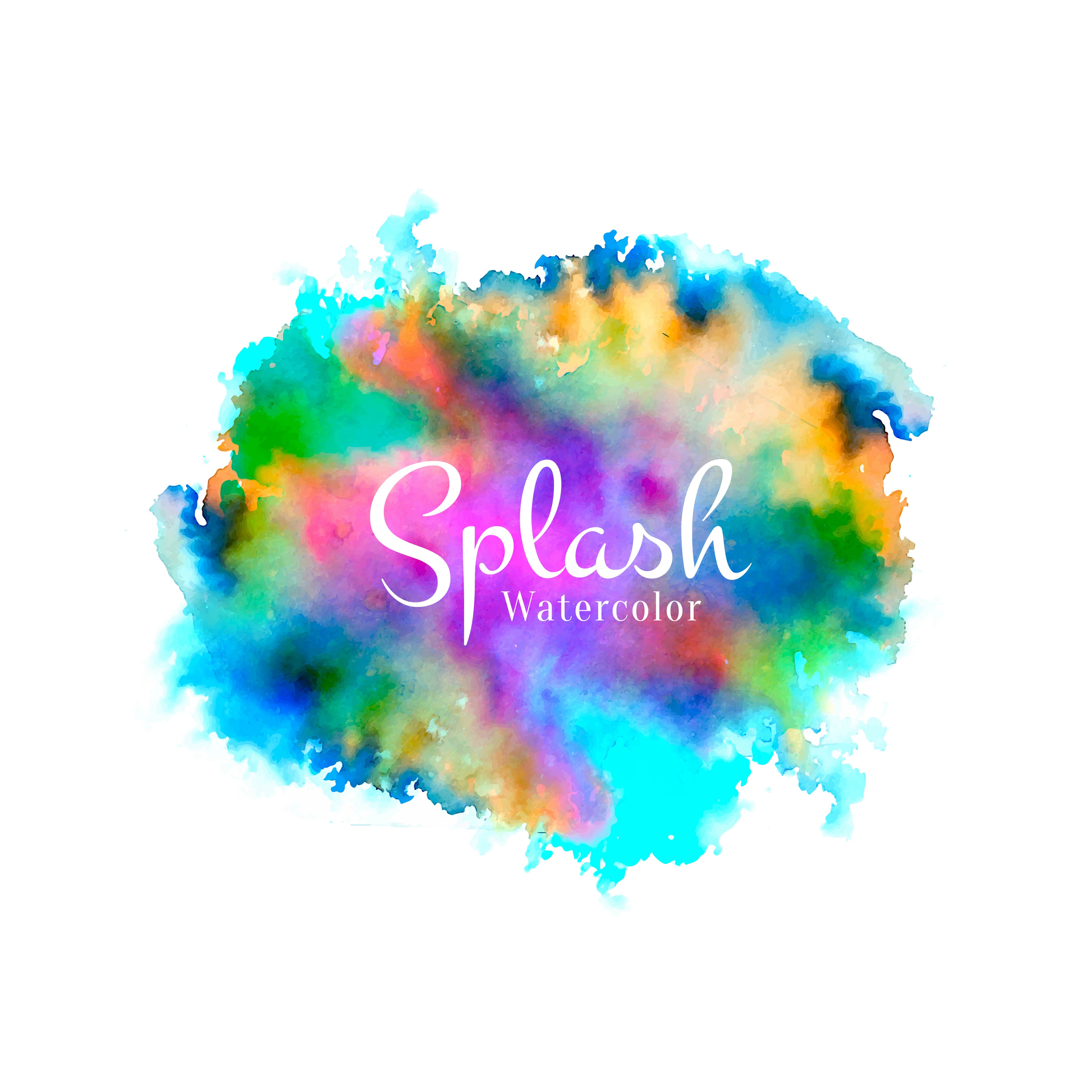 Colorful watercolor splash design background 339072 Vector Art at Vecteezy Colorful watercolor splash design background 339072 Vector Art at Vecteezy