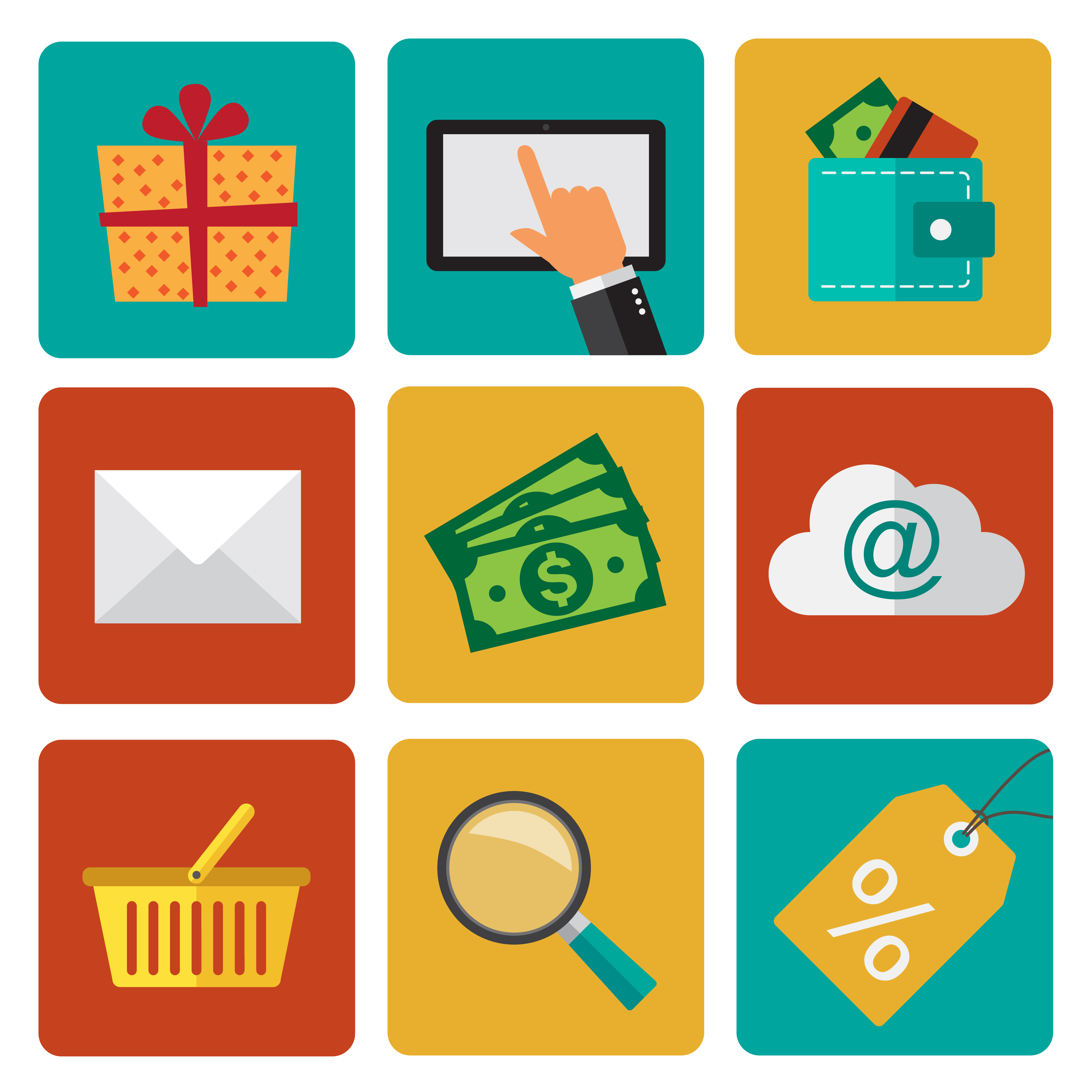 Shoping elements 340081 Vector Art at Vecteezy