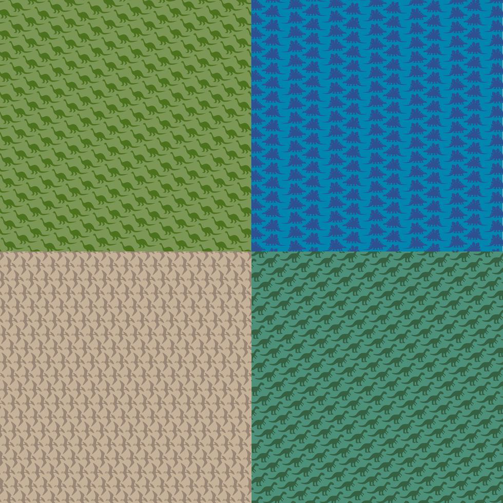 simple dinosaur patterns 340981 Vector Art at Vecteezy