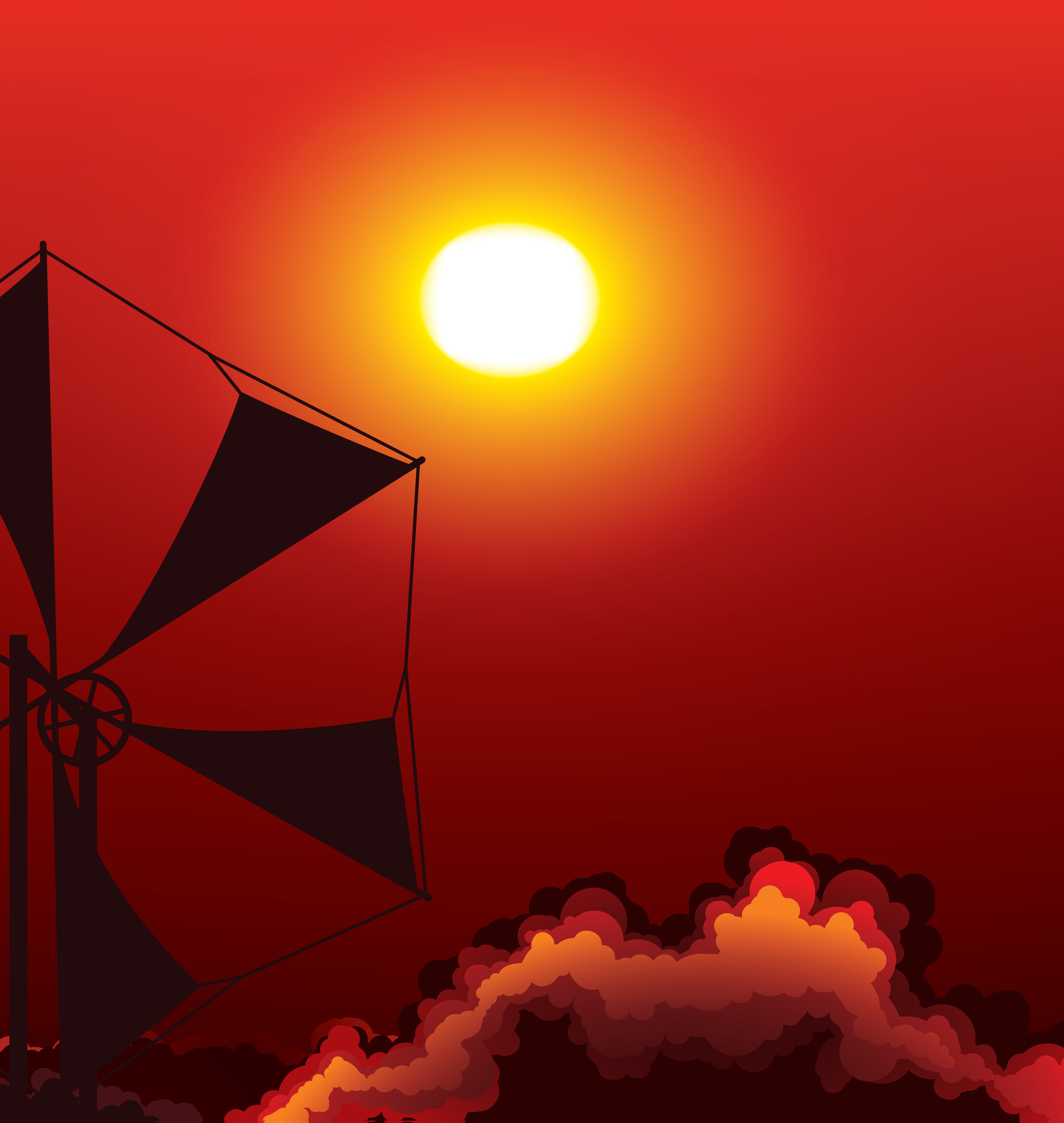 Sunset 341511 Vector Art at Vecteezy