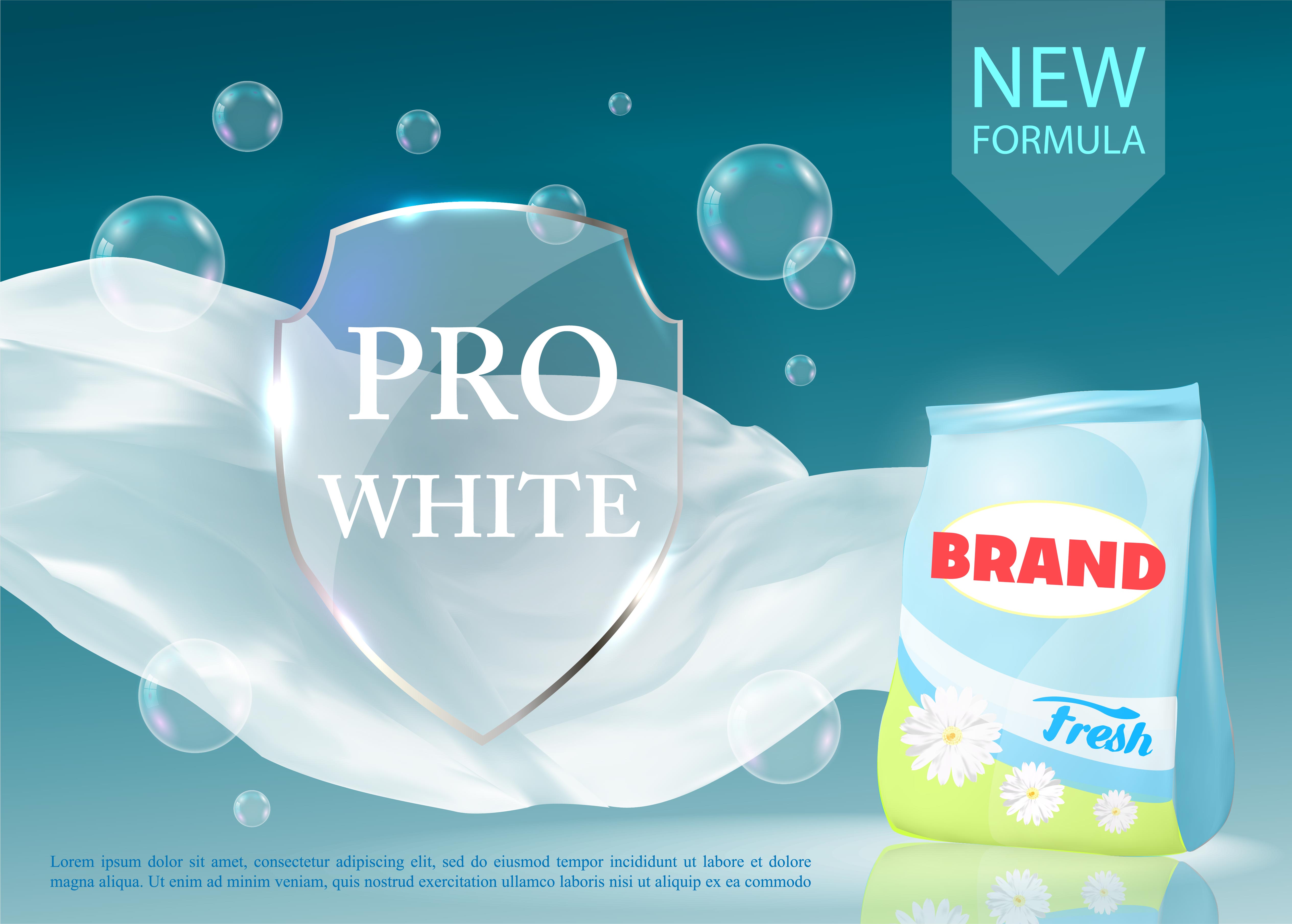 Vector realistic banner with laundry detergent. 342296 Vector Art at ... Vector realistic banner with laundry detergent. 342296 Vector Art at ...