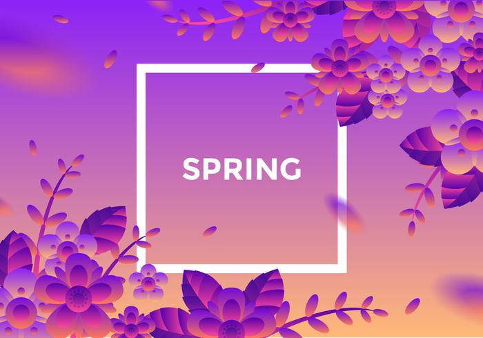 Spring Background Vector 344422 Vector Art at Vecteezy