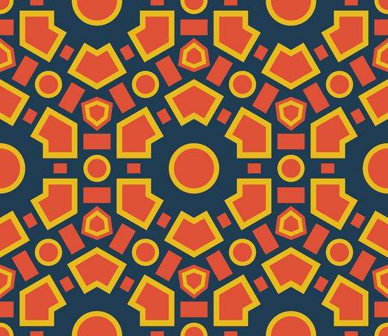 Seamless Texture With Geometric Ornament 344566 Vector Art At Vecteezy