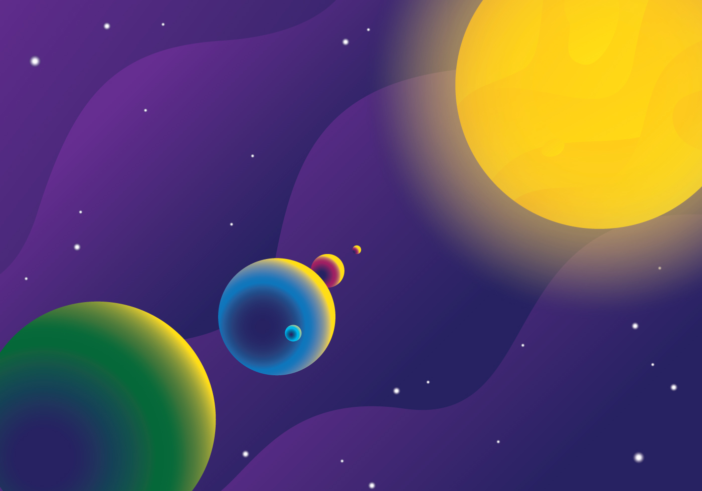 Solar System Background 344574 Vector Art at Vecteezy