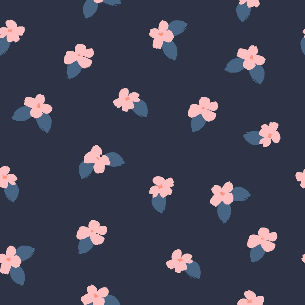 Floral Abstract Seamless Pattern Vector Design For Different Surfases