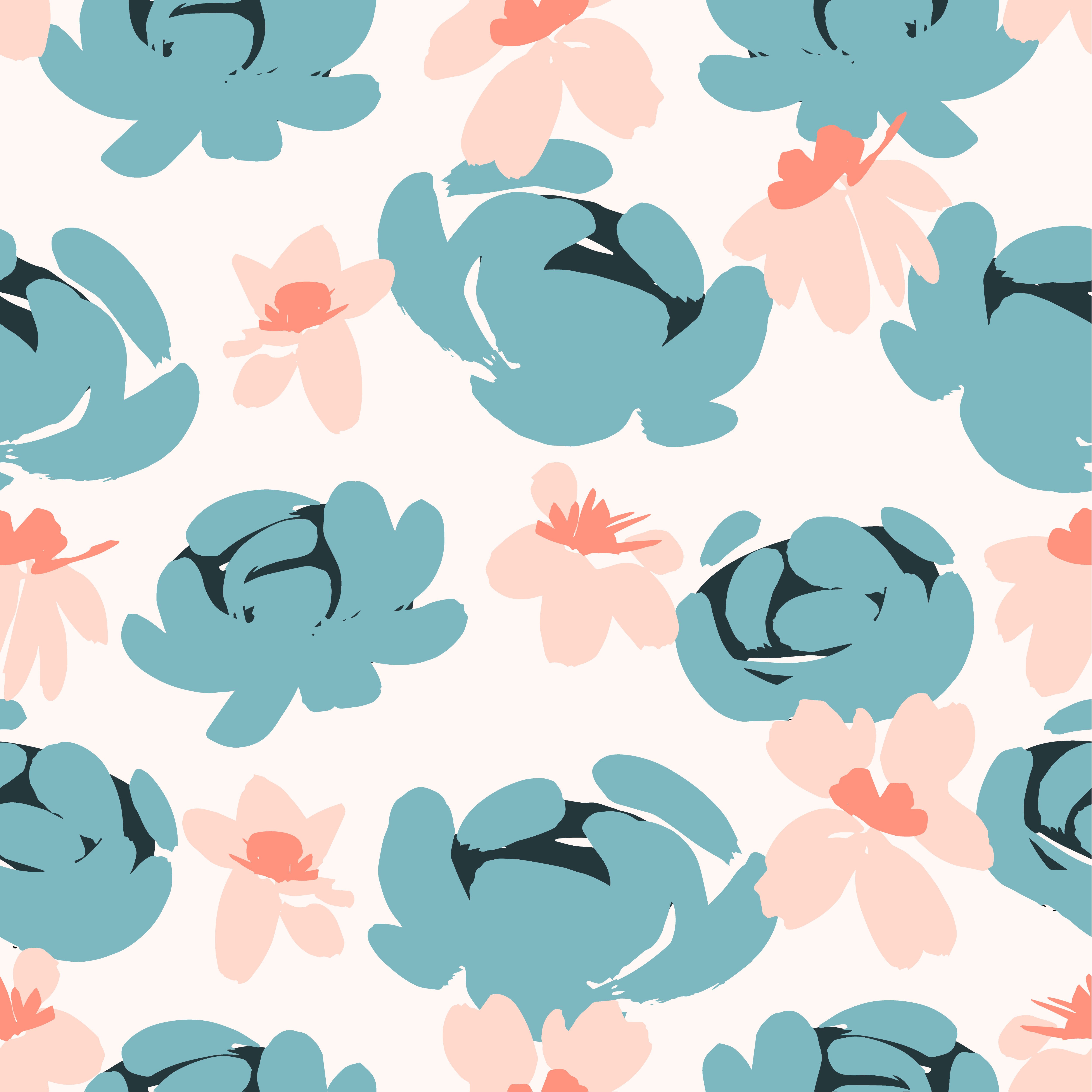 Floral Abstract Seamless Pattern 345294 Vector Art At Vecteezy