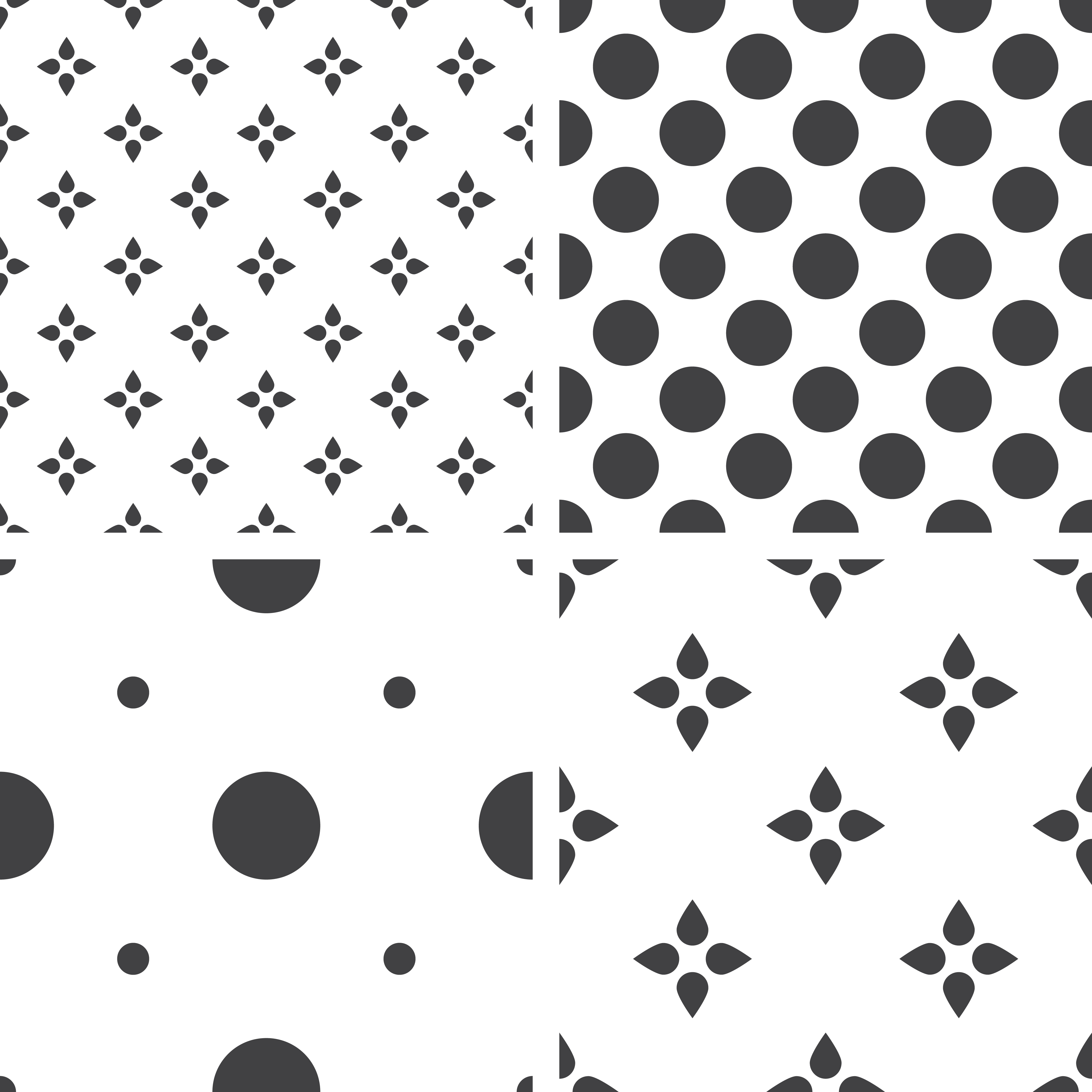 Set of monochrome geometric seamless universal patterns, tiling. 347487 ... Set of monochrome geometric seamless universal patterns, tiling. 347487 ...