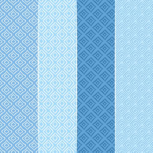 Vector Blue Seamless Patterns 347814 Vector Art at Vecteezy