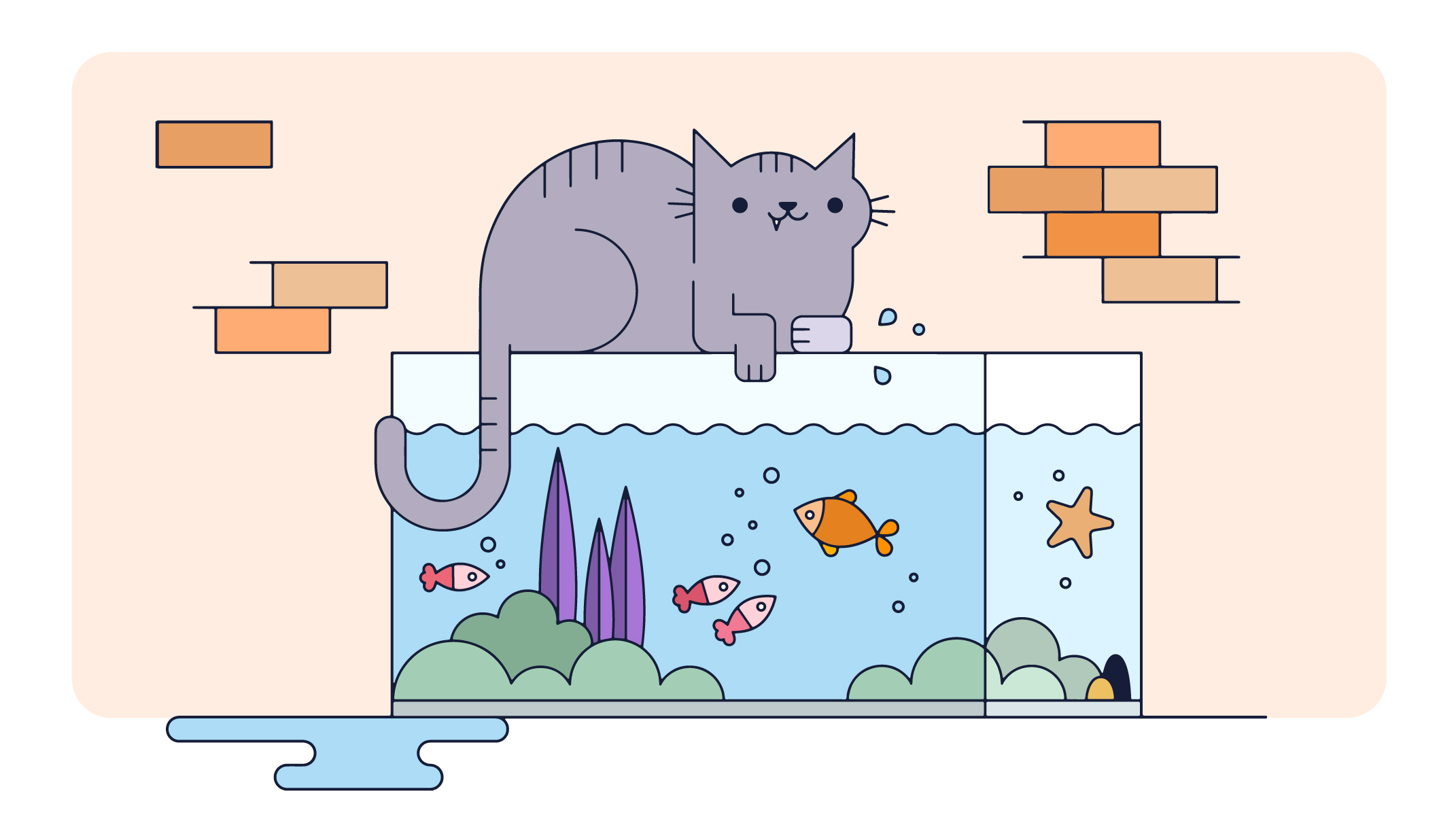 Naughty Cat Vector 348693 Vector Art At Vecteezy