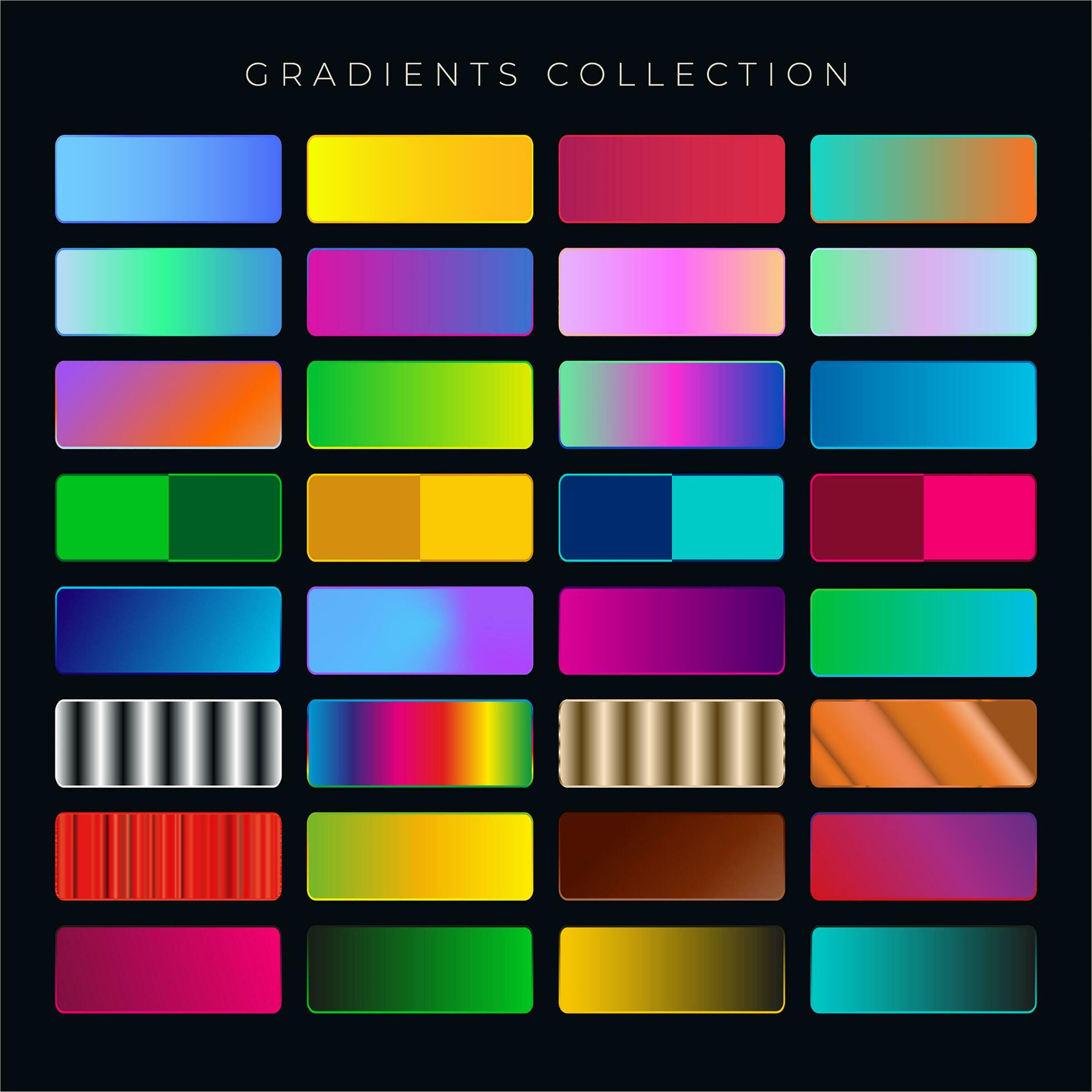 gradient collection 349598 Vector Art at Vecteezy