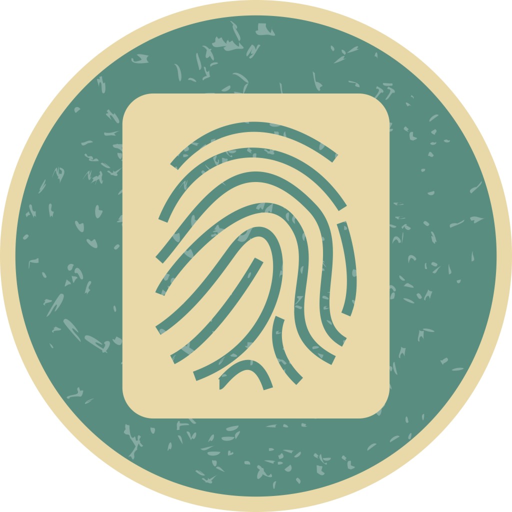 Finger Print Vector Icon 352805 Vector Art at Vecteezy Finger Print Vector Icon 352805 Vector Art at Vecteezy