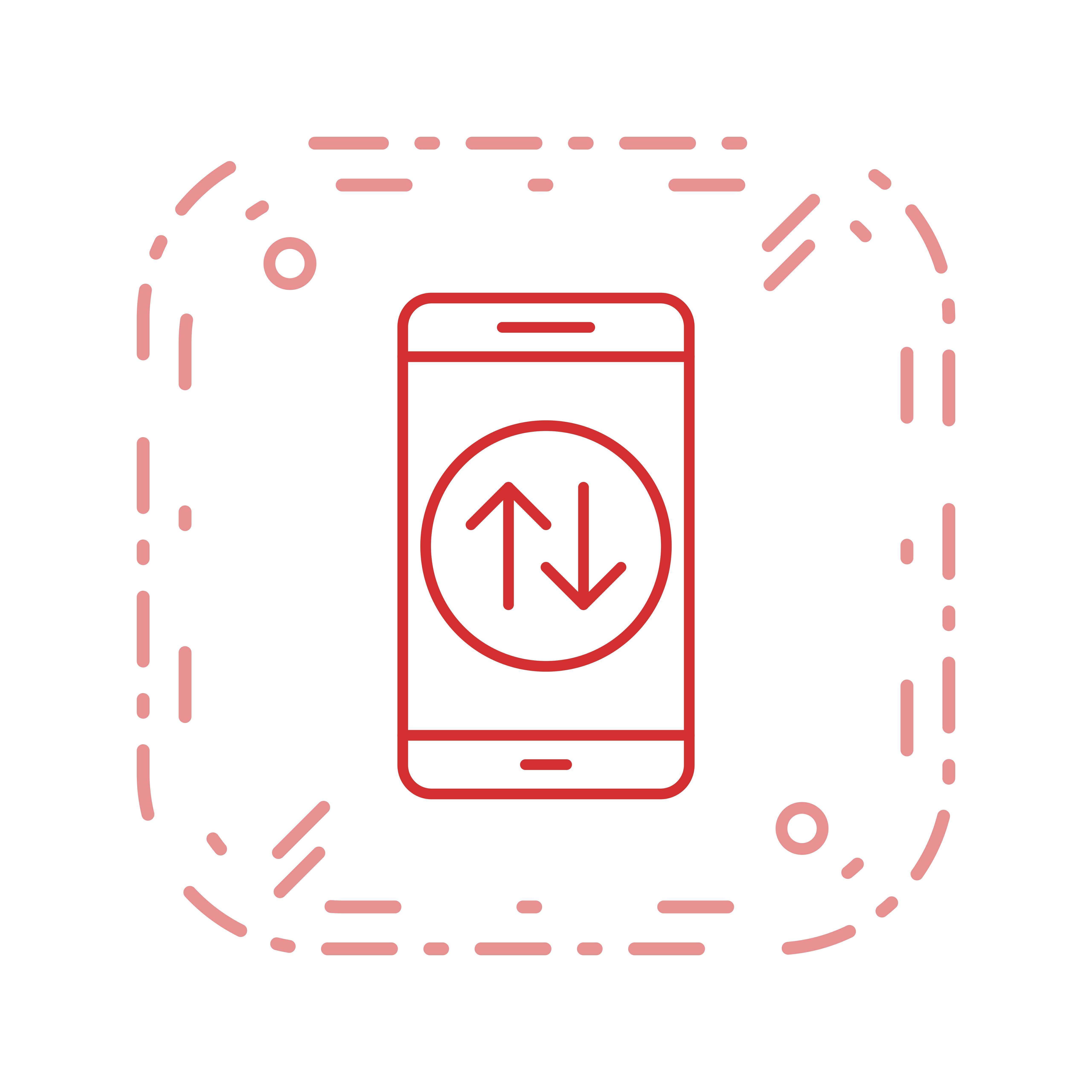 Data Connection Mobile Application Vector Icon 353732 Vector Art At