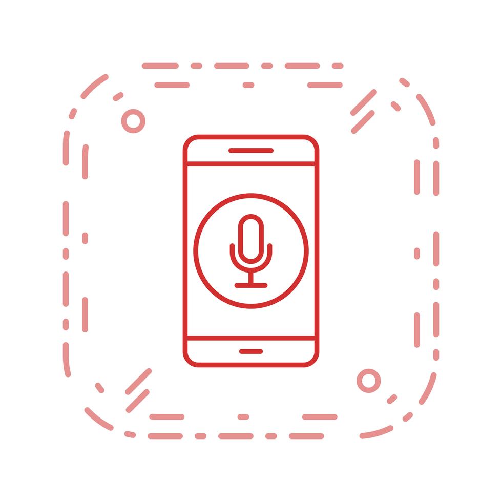 Microphone Mobile Application Vector Icon 353971 Vector Art At Vecteezy