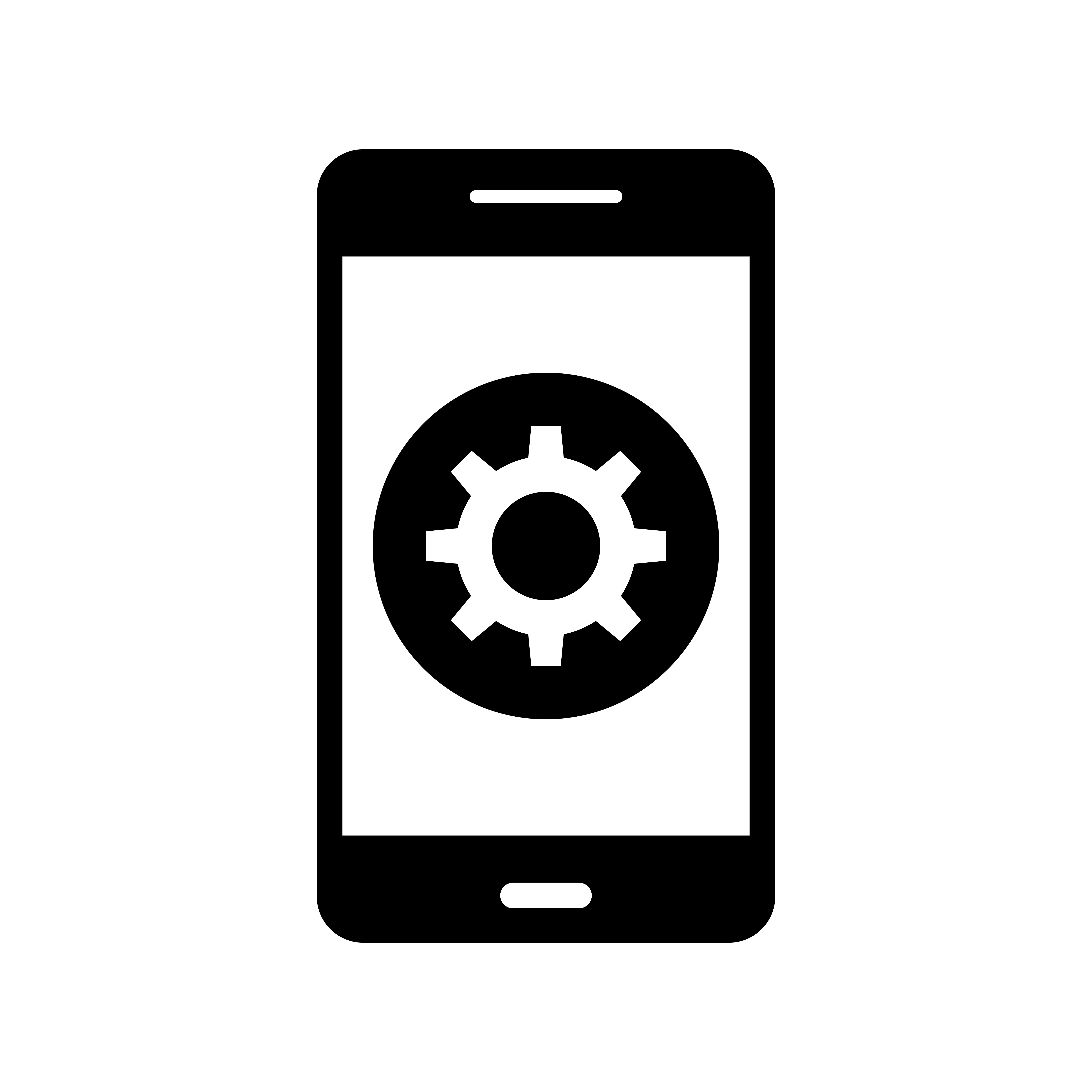 Setting Mobile Application Vector Icon 354703 Vector Art At Vecteezy