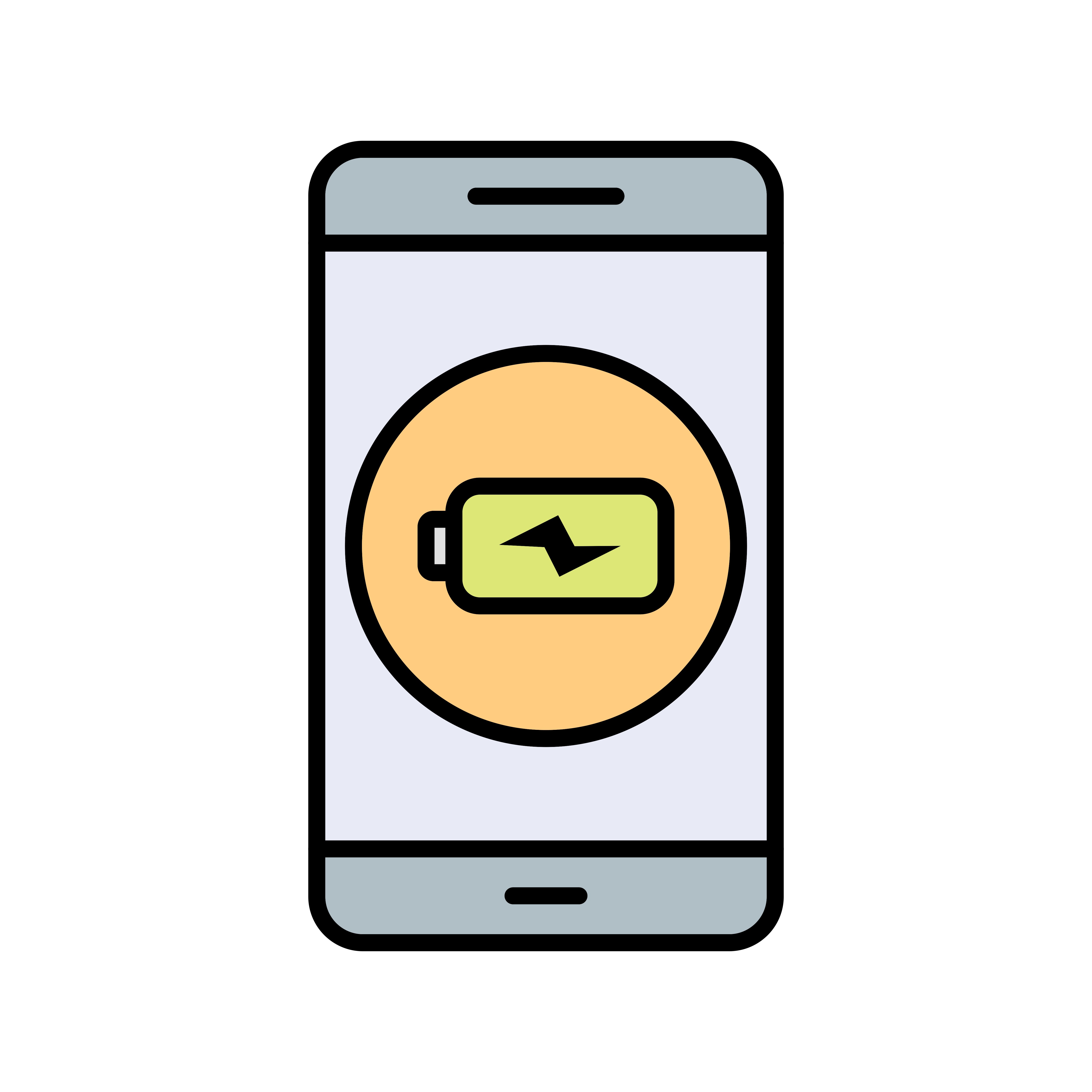 Charging Mobile Application Vector Icon 354833 Vector Art At Vecteezy