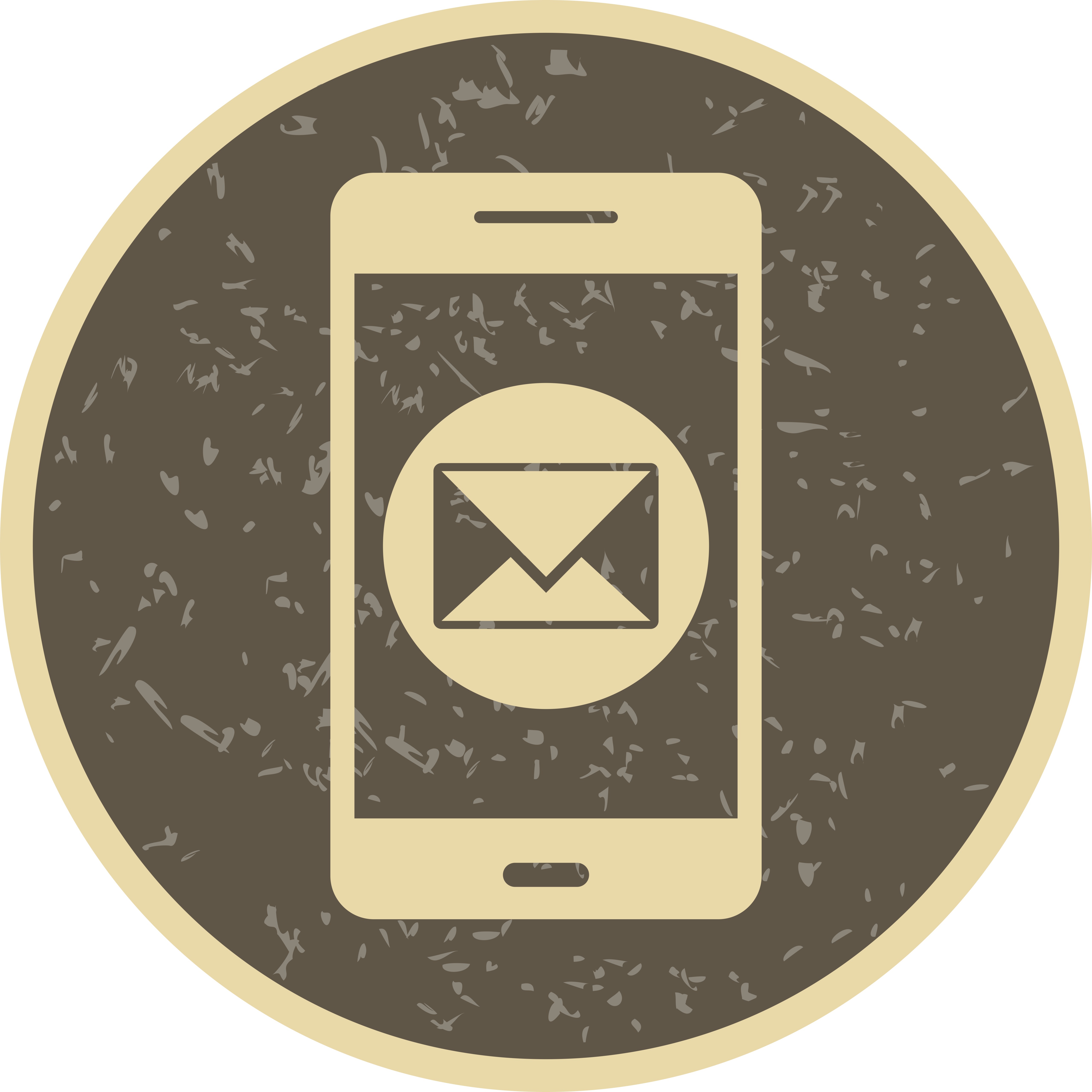 Message Mobile Application Vector Icon 354874 Vector Art At Vecteezy