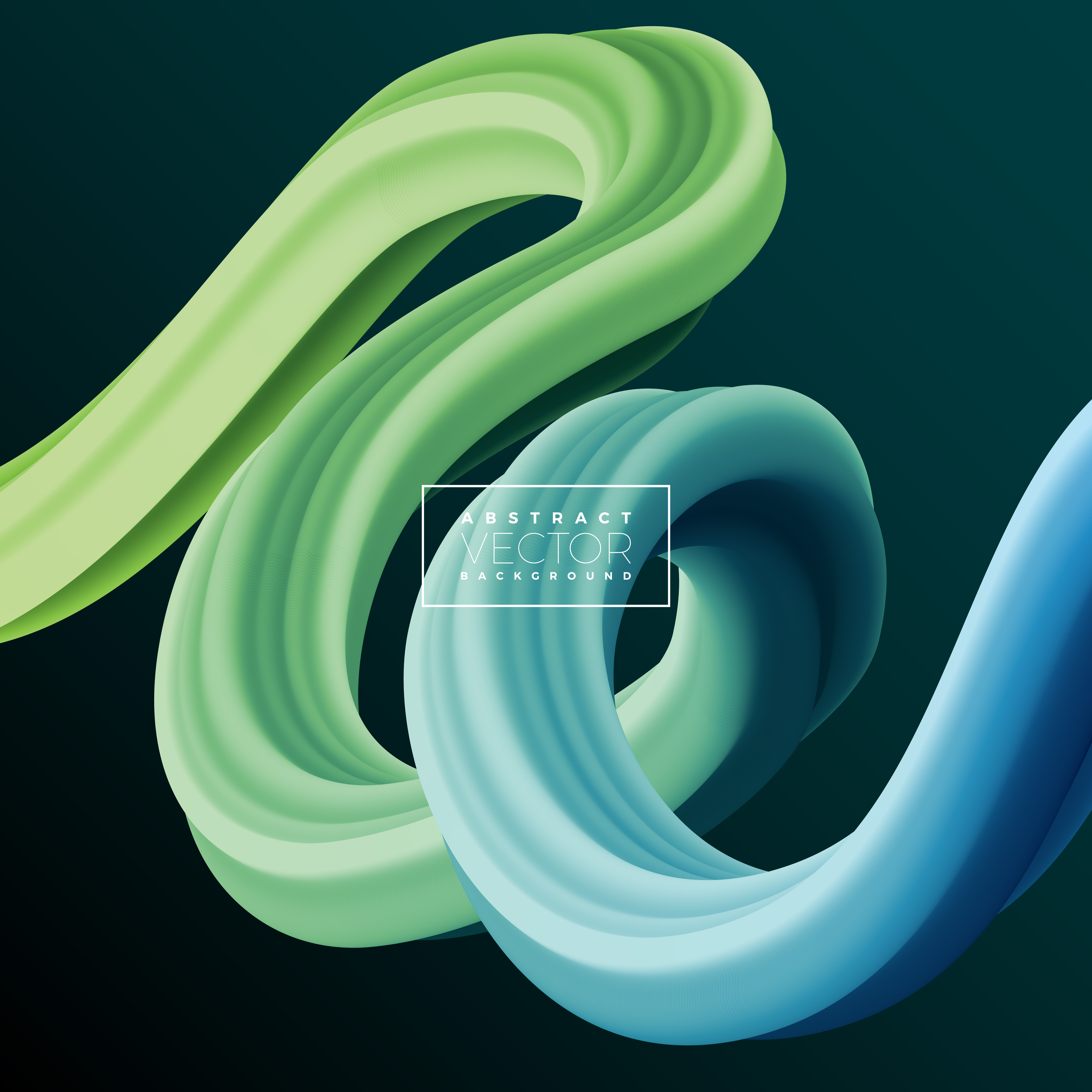 Abstract 3d Colorful Curve Line Background Vector Liquid Fluid