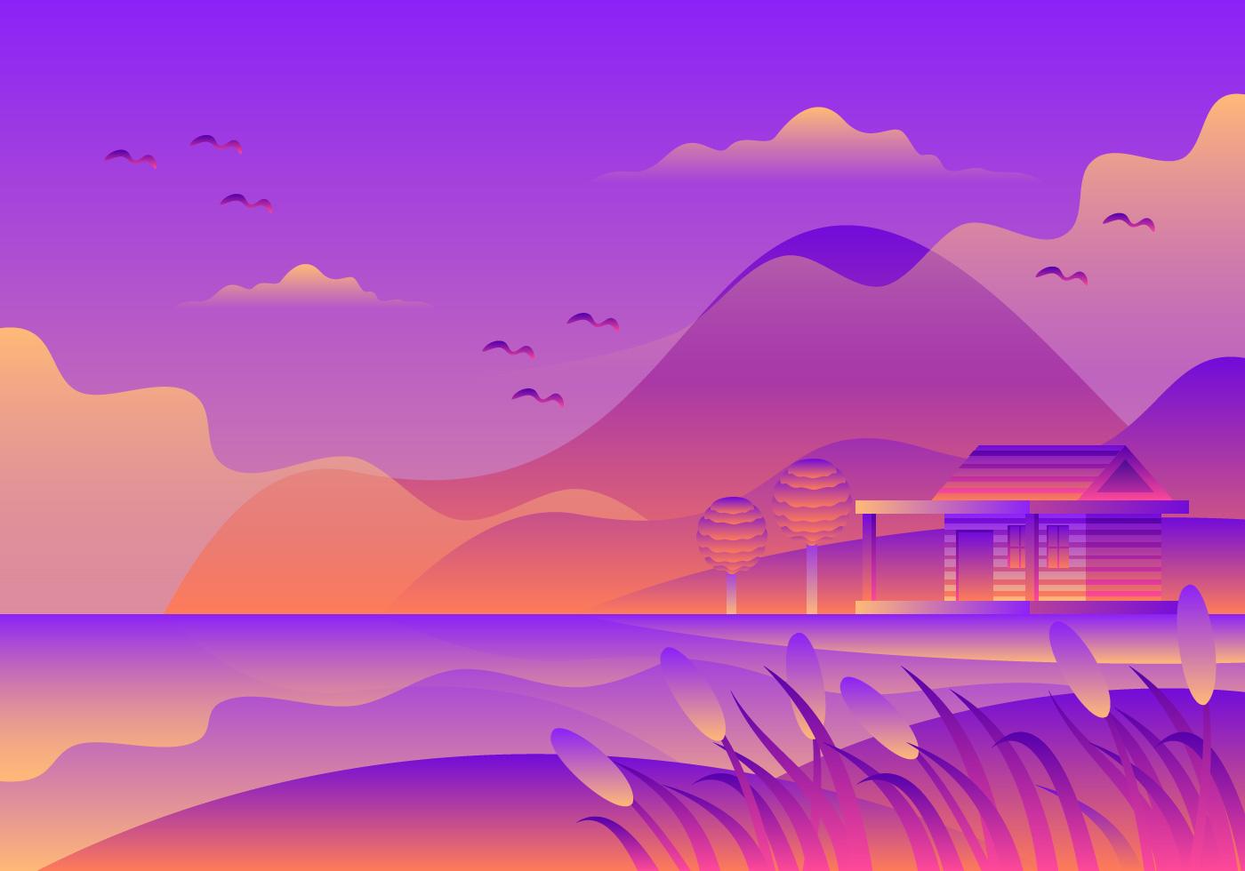 Spring Wallpaper Vector 358580 Vector Art at Vecteezy