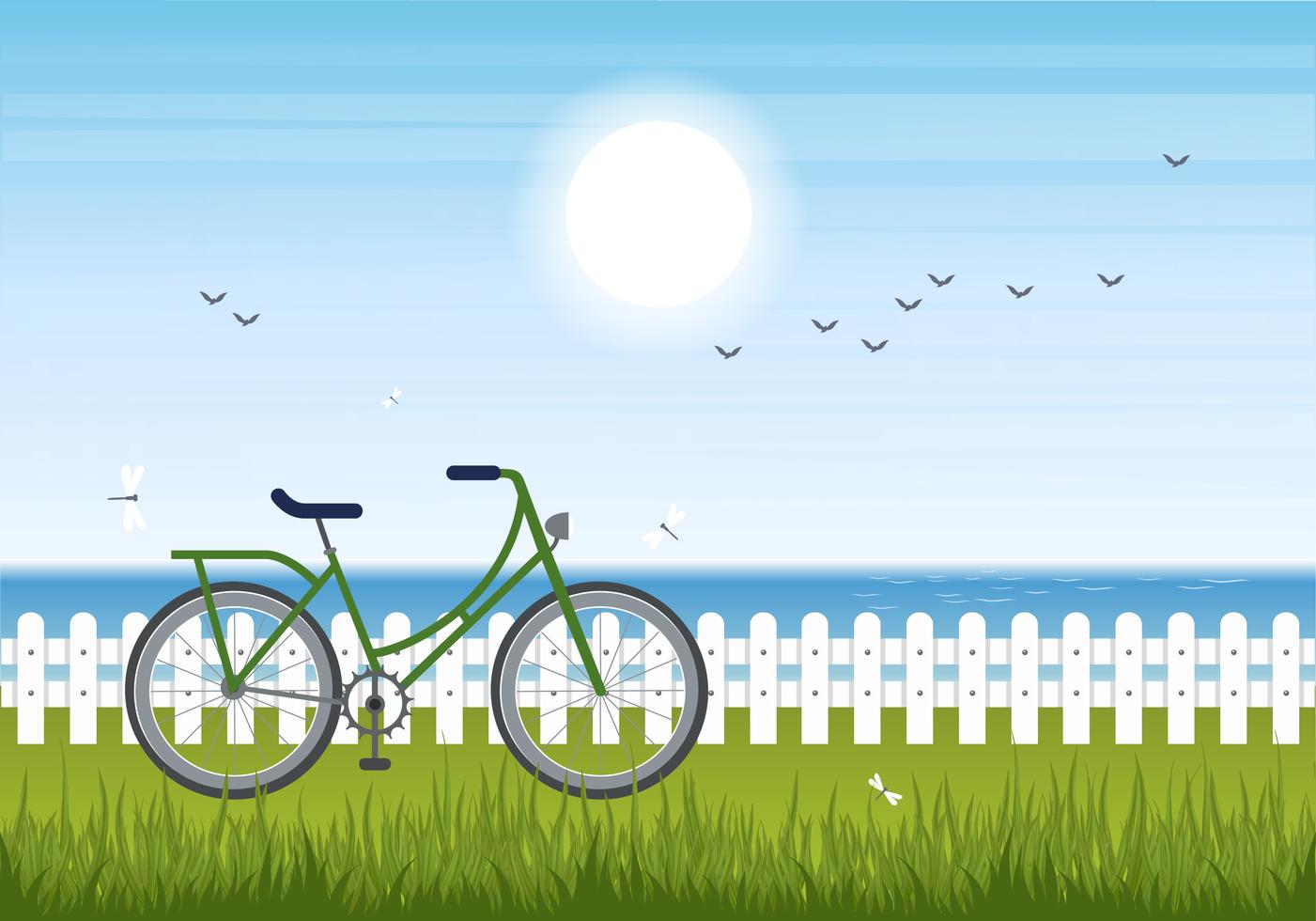 Vector Spring Landscape illustration 360037 Vector Art at Vecteezy
