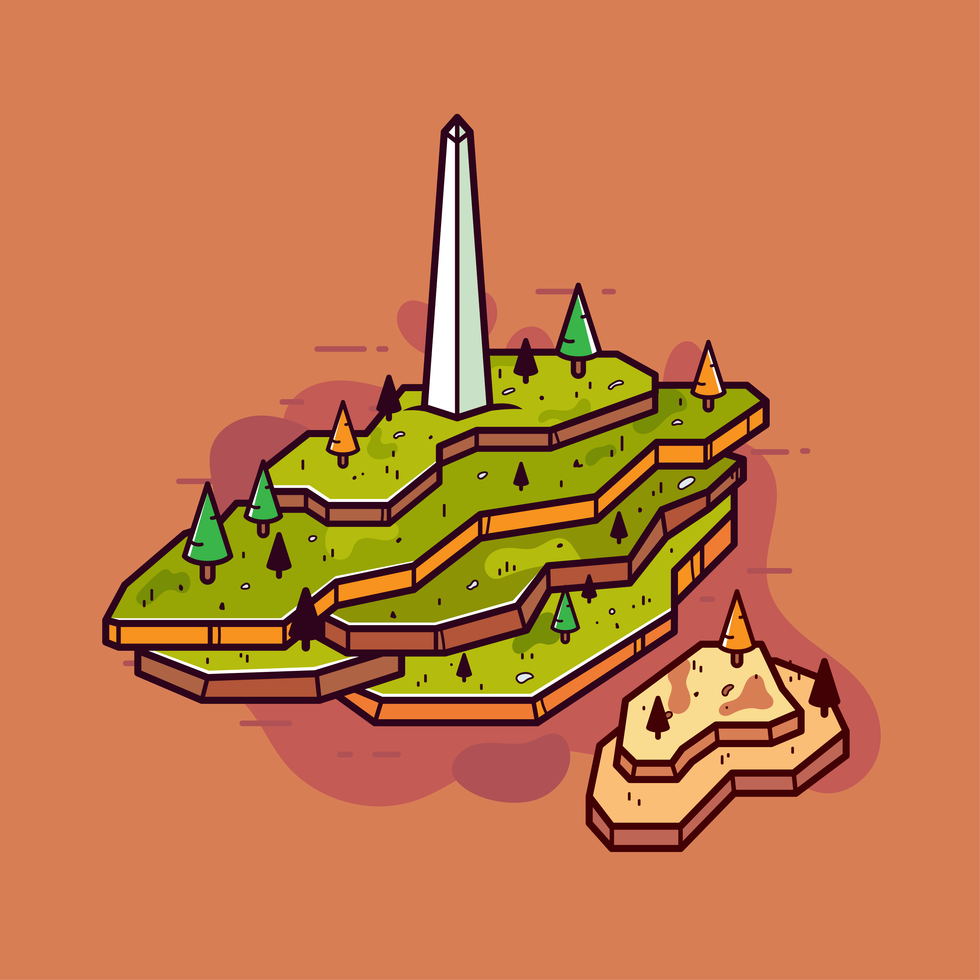 3D map Vector 360049 Vector Art at Vecteezy