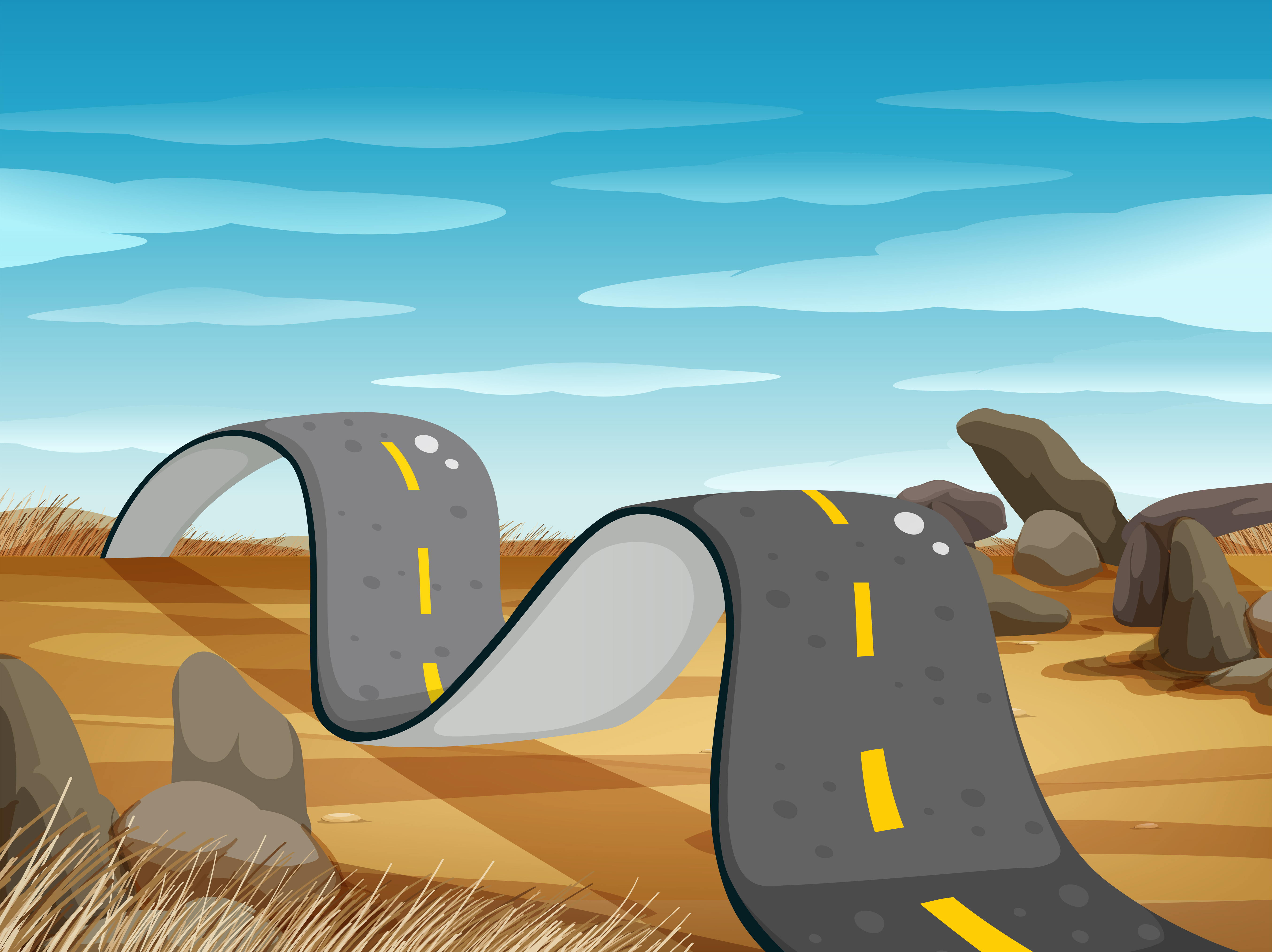 Bumpy Road Cartoon
