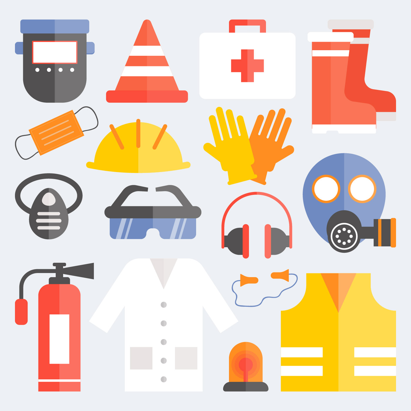Personal Protective Equipment Vector 364200 Vector Art At Vecteezy