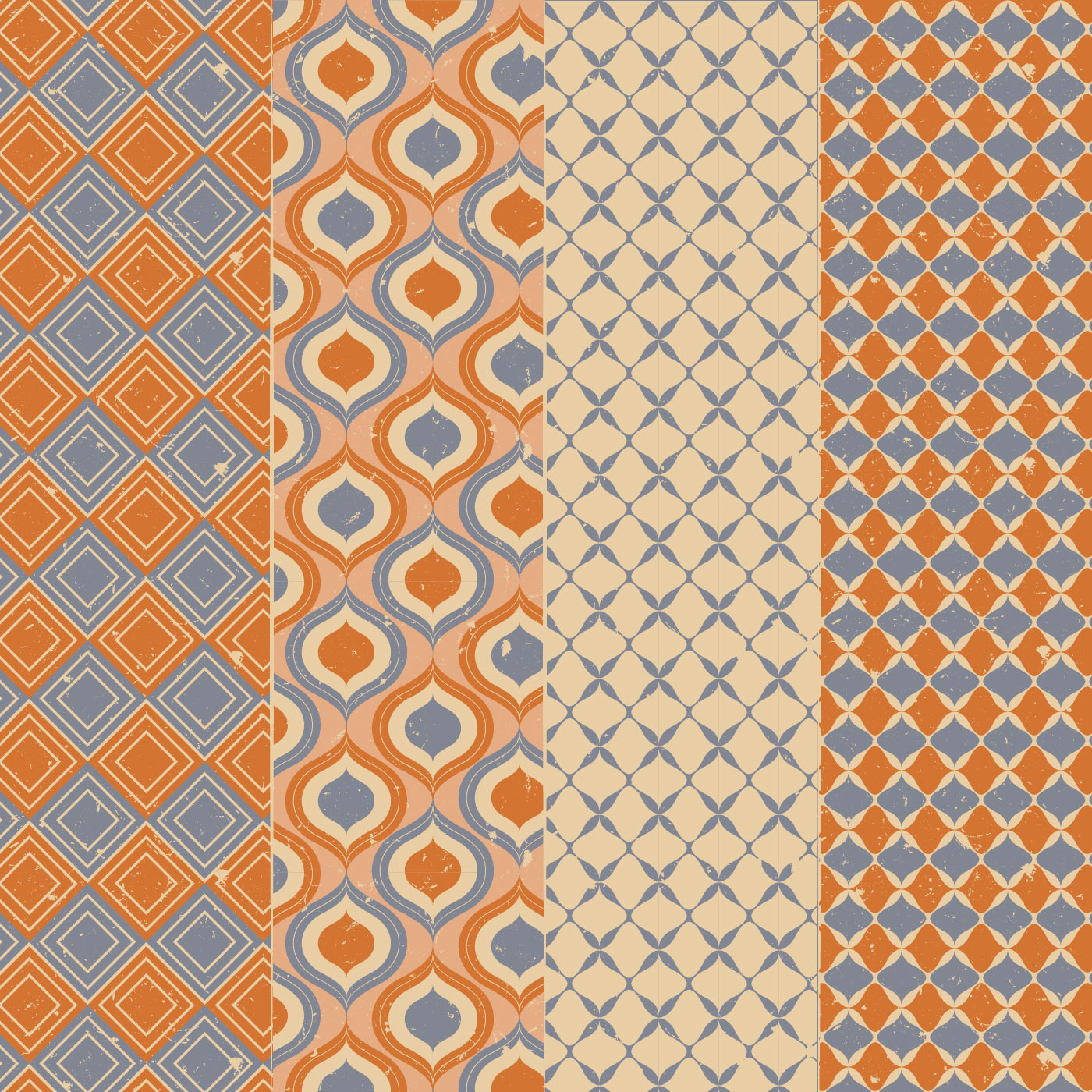 Vector Retro Pattern Set 364720 Vector Art at Vecteezy