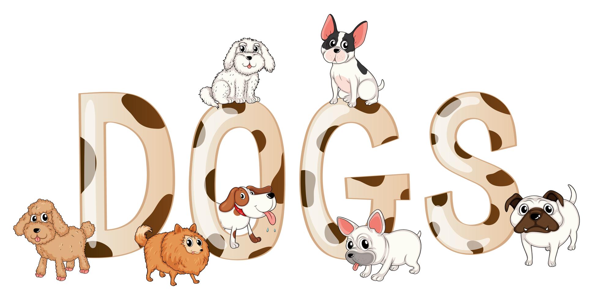 Dise o De Palabras Con Perros Lindos 367472 Vector En Vecteezy dise-o-de-palabras-con-perros-lindos-367472-vector-en-vecteezy