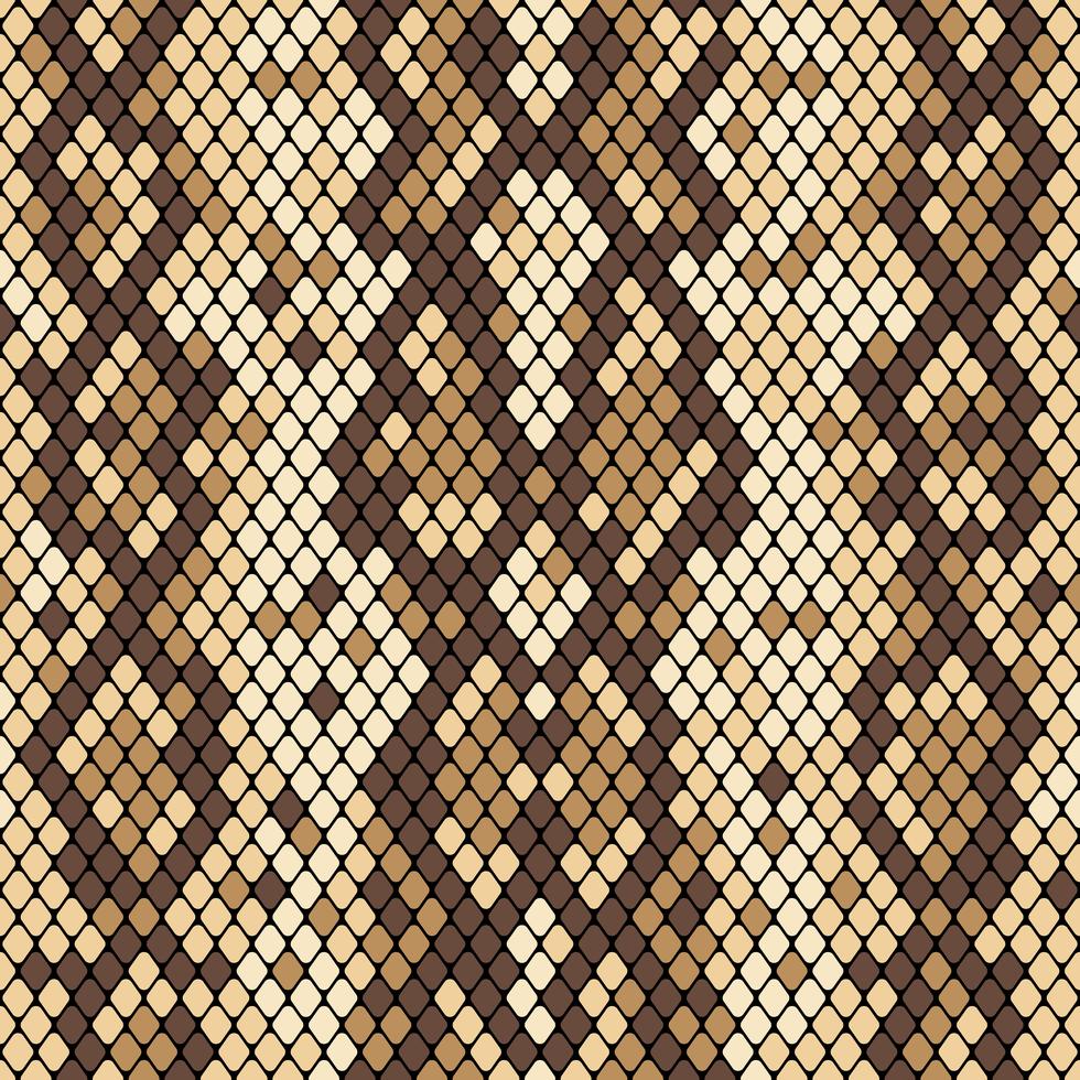 Snakeskin seamless pattern. Realistic texture of snake or another ...