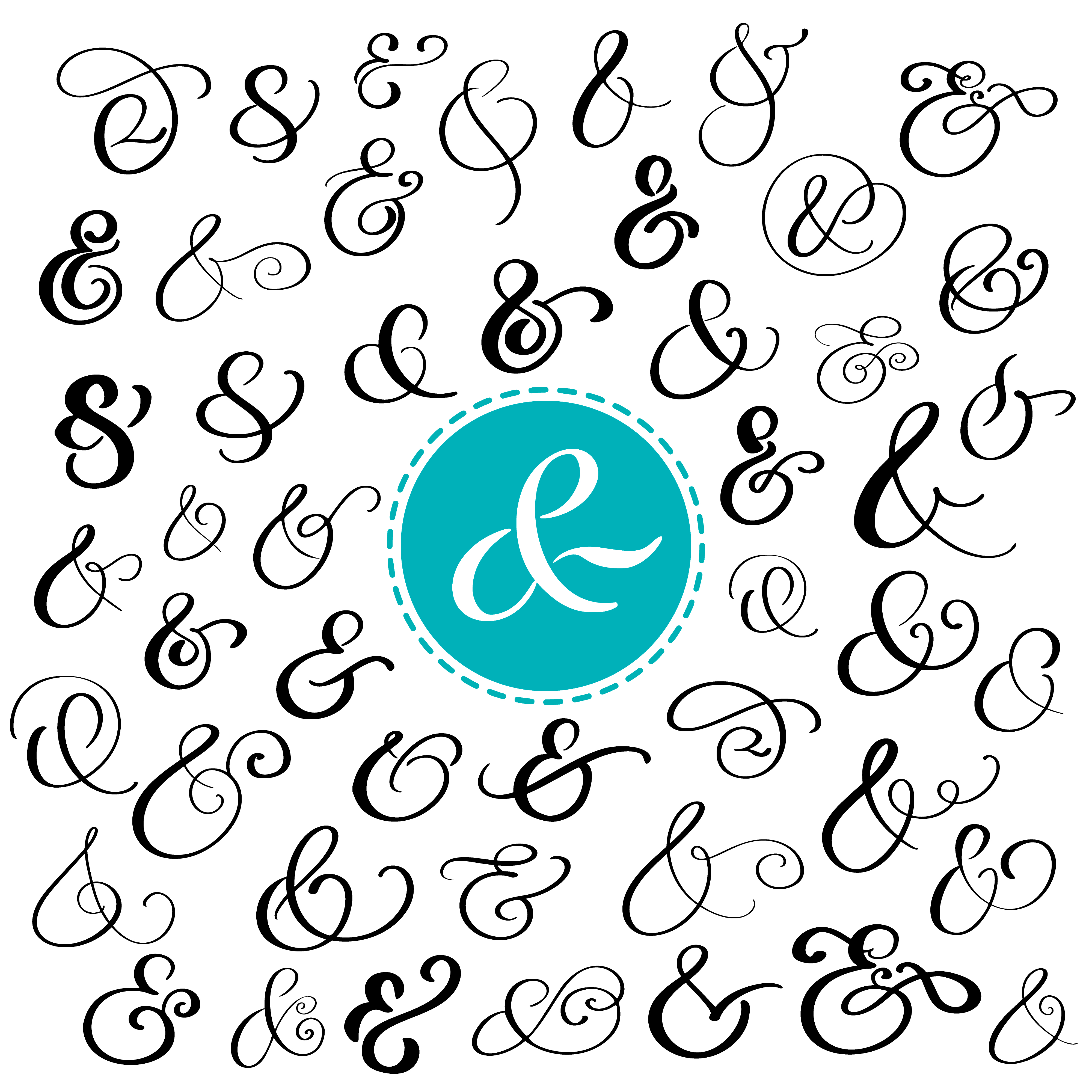 Big collection of custom handwritten ampersands 371012 Vector Art at ... Big collection of custom handwritten ampersands 371012 Vector Art at ...
