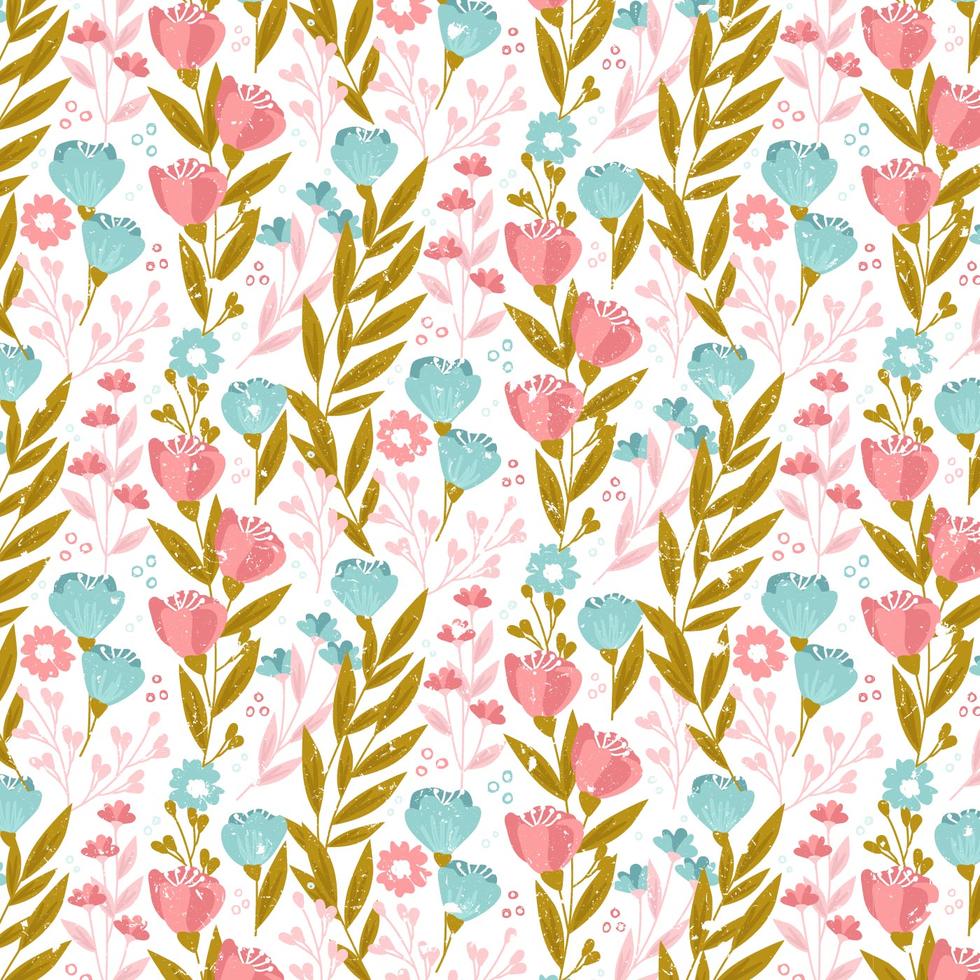 Vector Seamless Spring Pattern 374488 Vector Art at Vecteezy