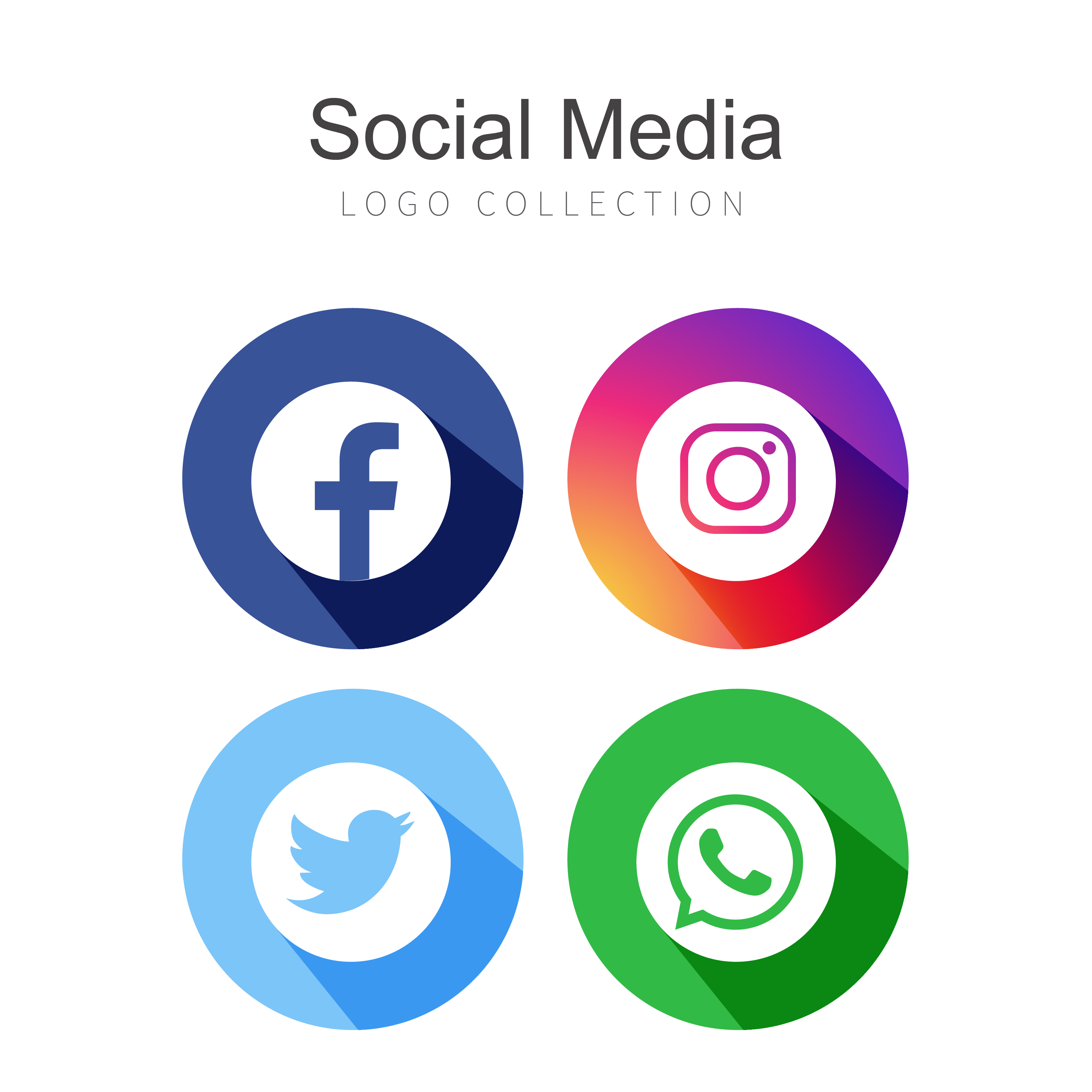 Social Media logo collection - Download Free Vectors, Clipart Graphics ... Social Media logo collection - Download Free Vectors, Clipart Graphics ...